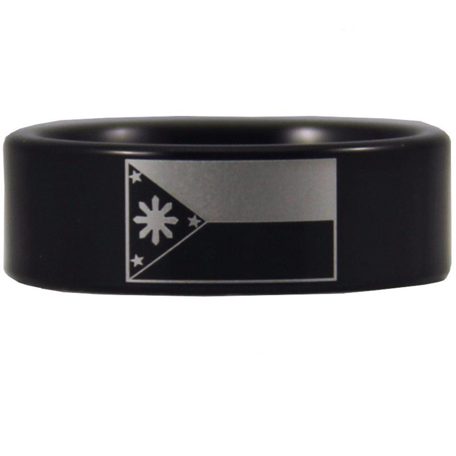 Black Tungsten Filipino Ring - Walmart.com
