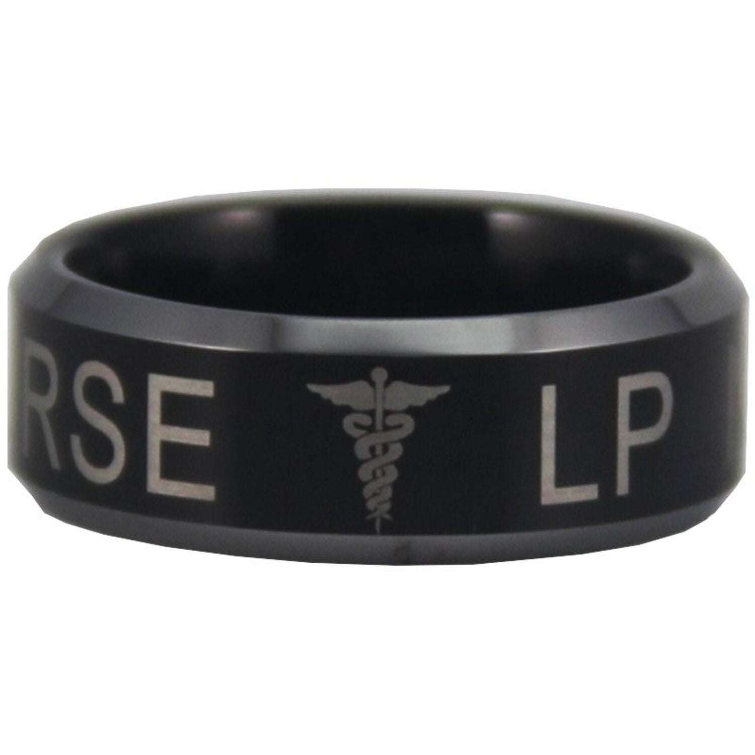 Black Tungsten Licensed Practical Nurse New Logo Ring - Walmart.com