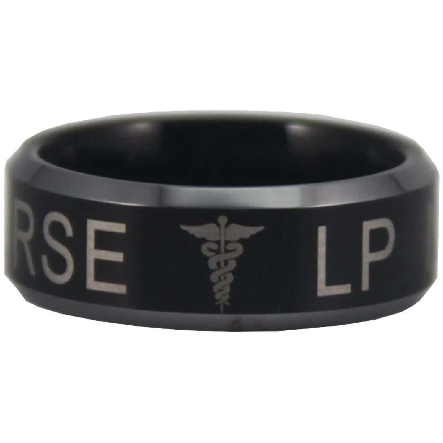 Black Tungsten Licensed Practical Nurse New Logo Ring - Walmart.com