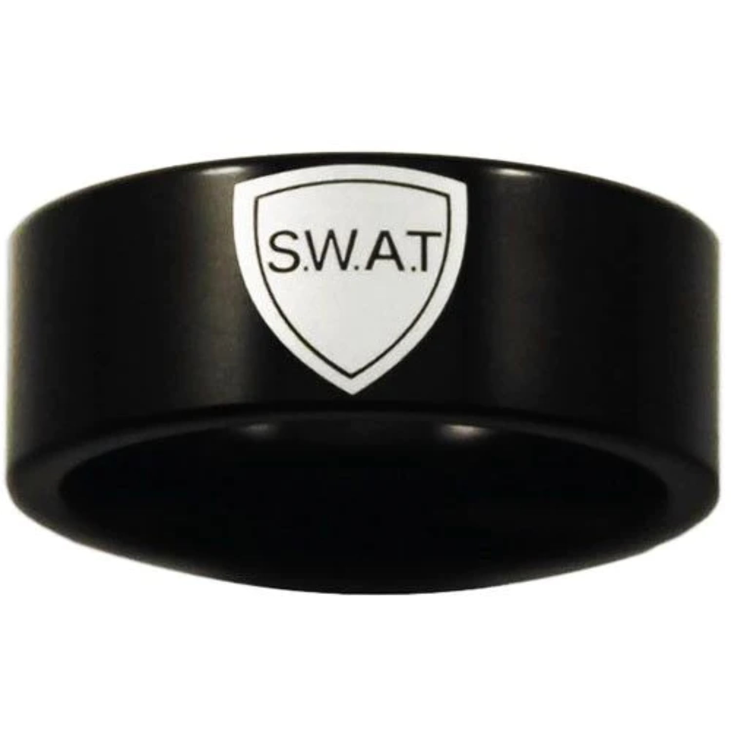 Black Tungsten SWAT Ring - Walmart.com