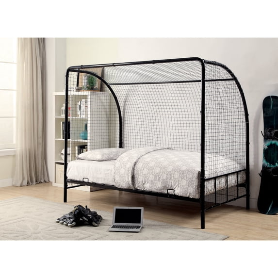 Black Twin Soccer Goal Bed - Walmart.com