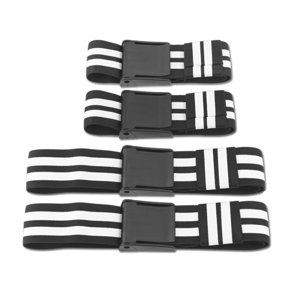 Black Two-Bar 5+5 Muscle Band Arm Bandage Occlusive Elastic Band Arm ...