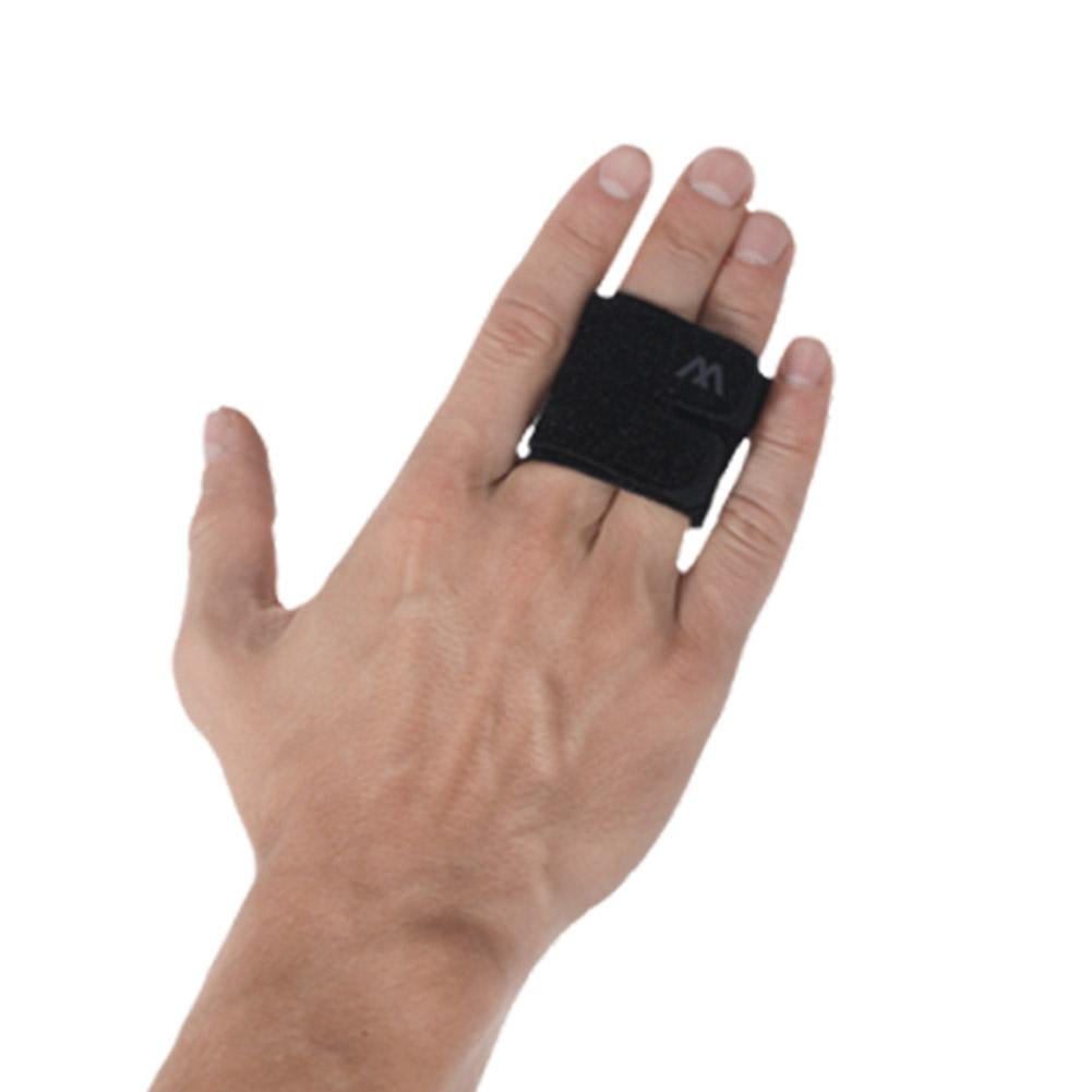 Black Two-Finger L Size One Set Sports Finger Support Fixed Pressure ...
