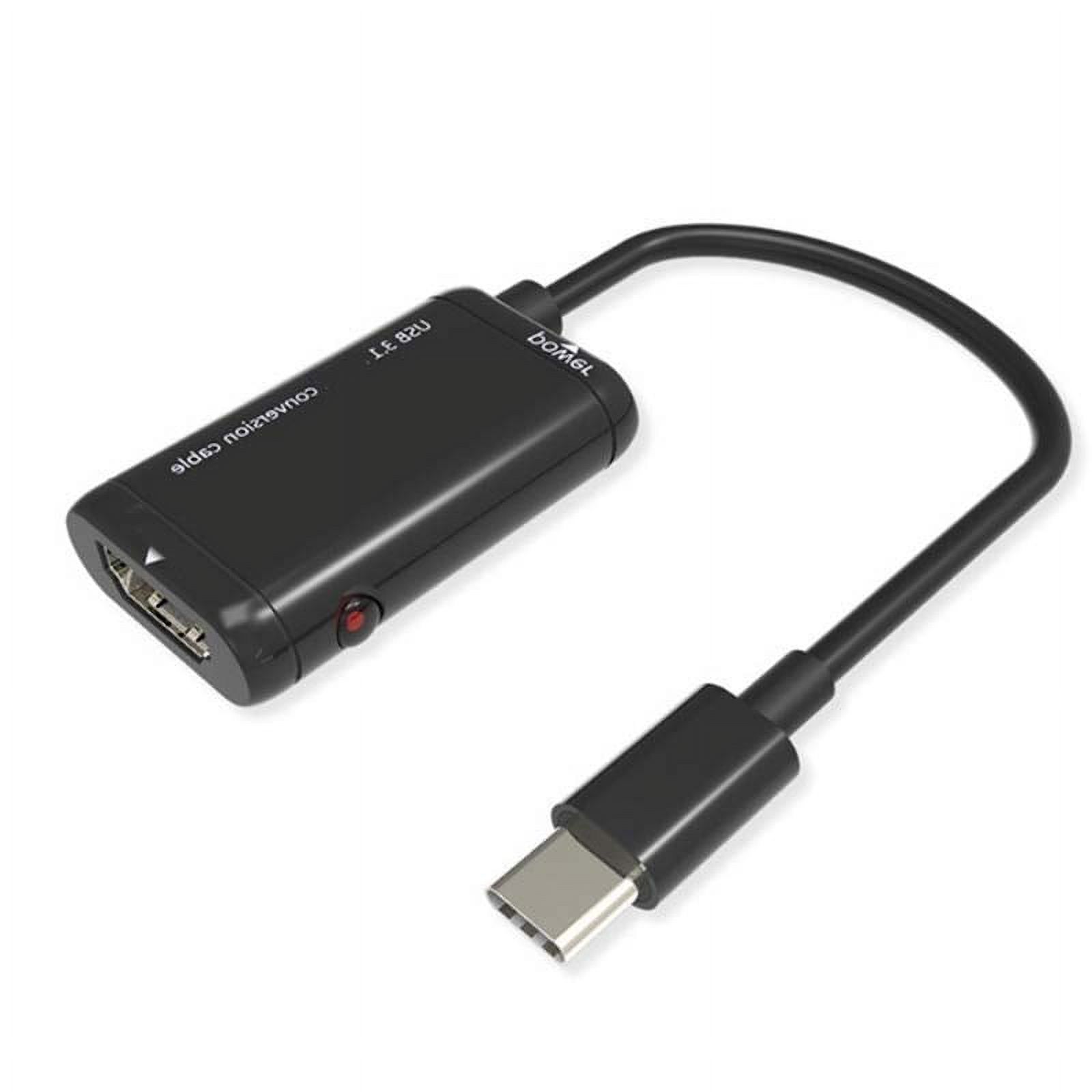 Black Type C USB 3.1 Male to 1080P High Definition Multimedia Interface ...