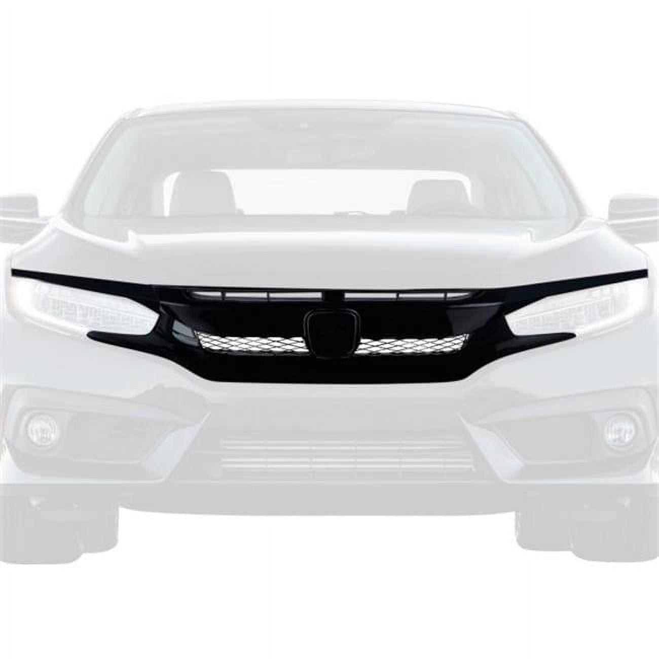 Black Type R Style Grille for 2016-Up Honda Civic - Walmart.com