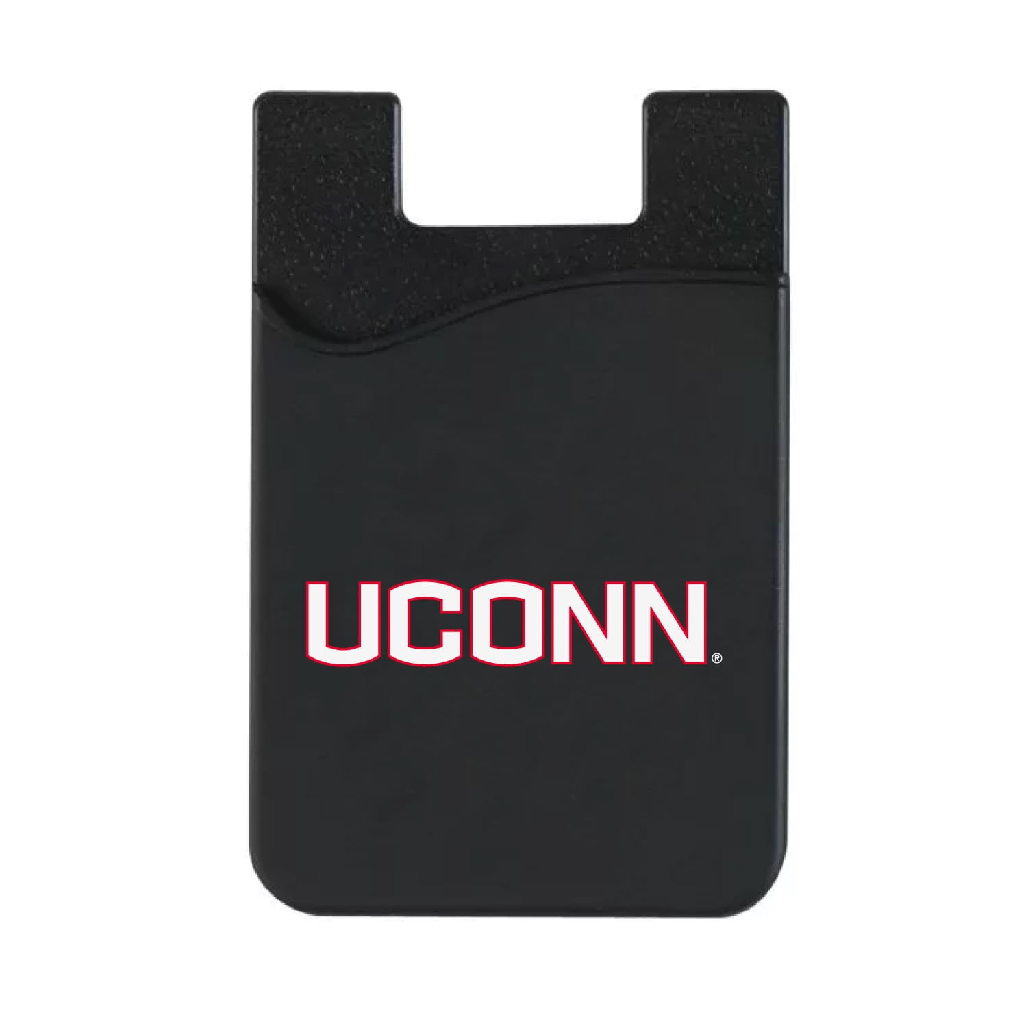 Black UConn Huskies Top Loading Faux Leather Phone Wallet Sleeve ...