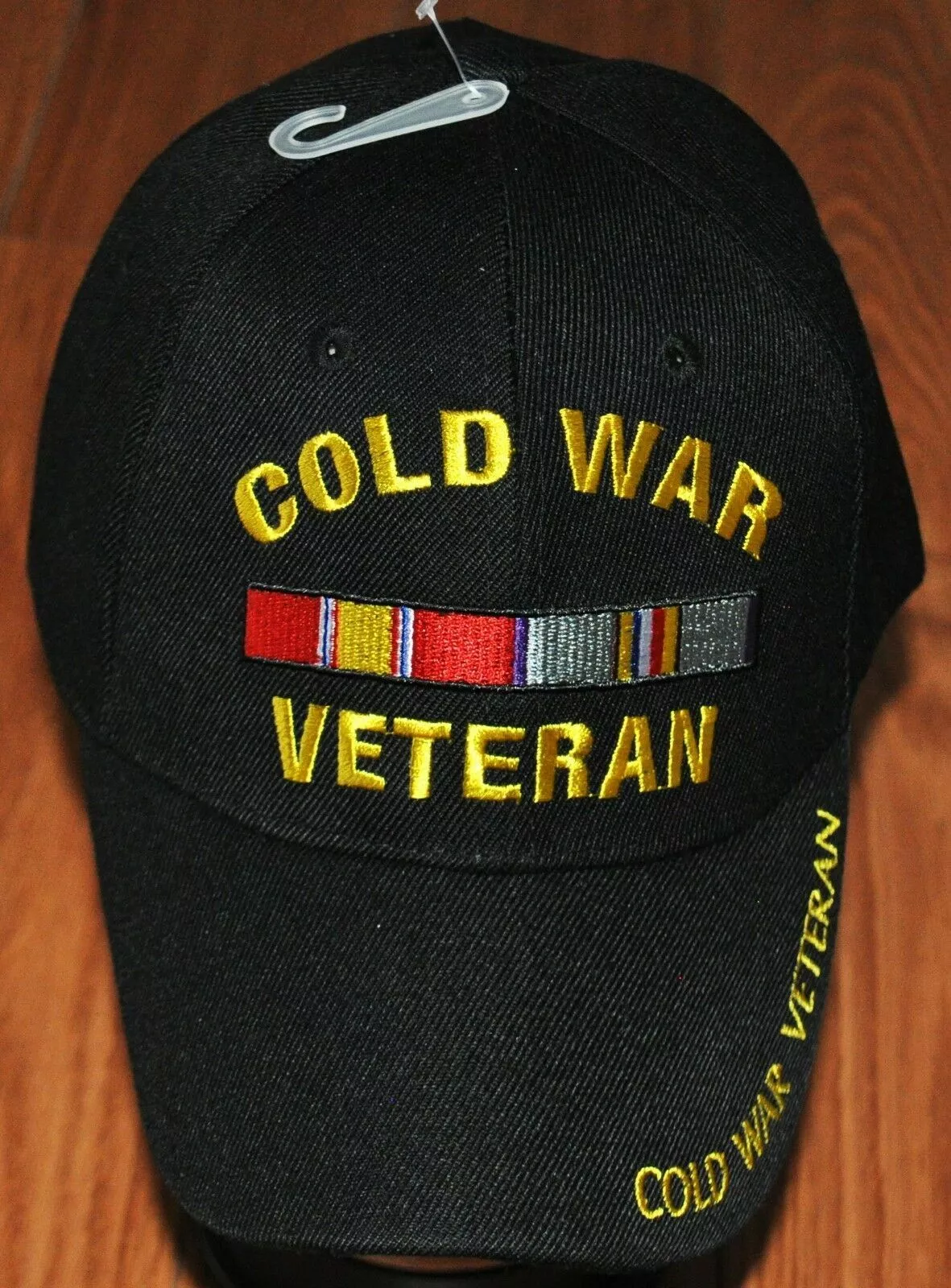 Black US Military Cold War Veteran Hat Baseball Ball Cap Armed Forces ...