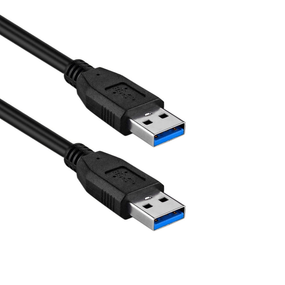 Black USB 3.0 Male to Male Super Speed Extension Cable 10ft for PC Mac ...