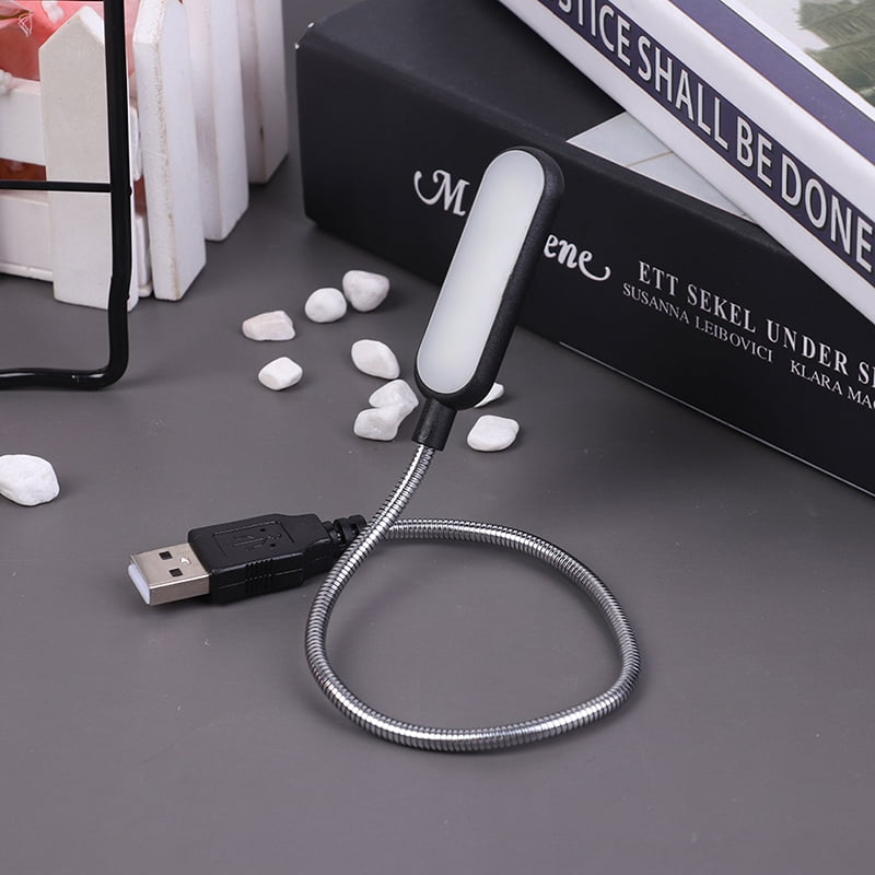 (Black) USB LED Book Light Portable 6 LED USB Light For Laptop ...