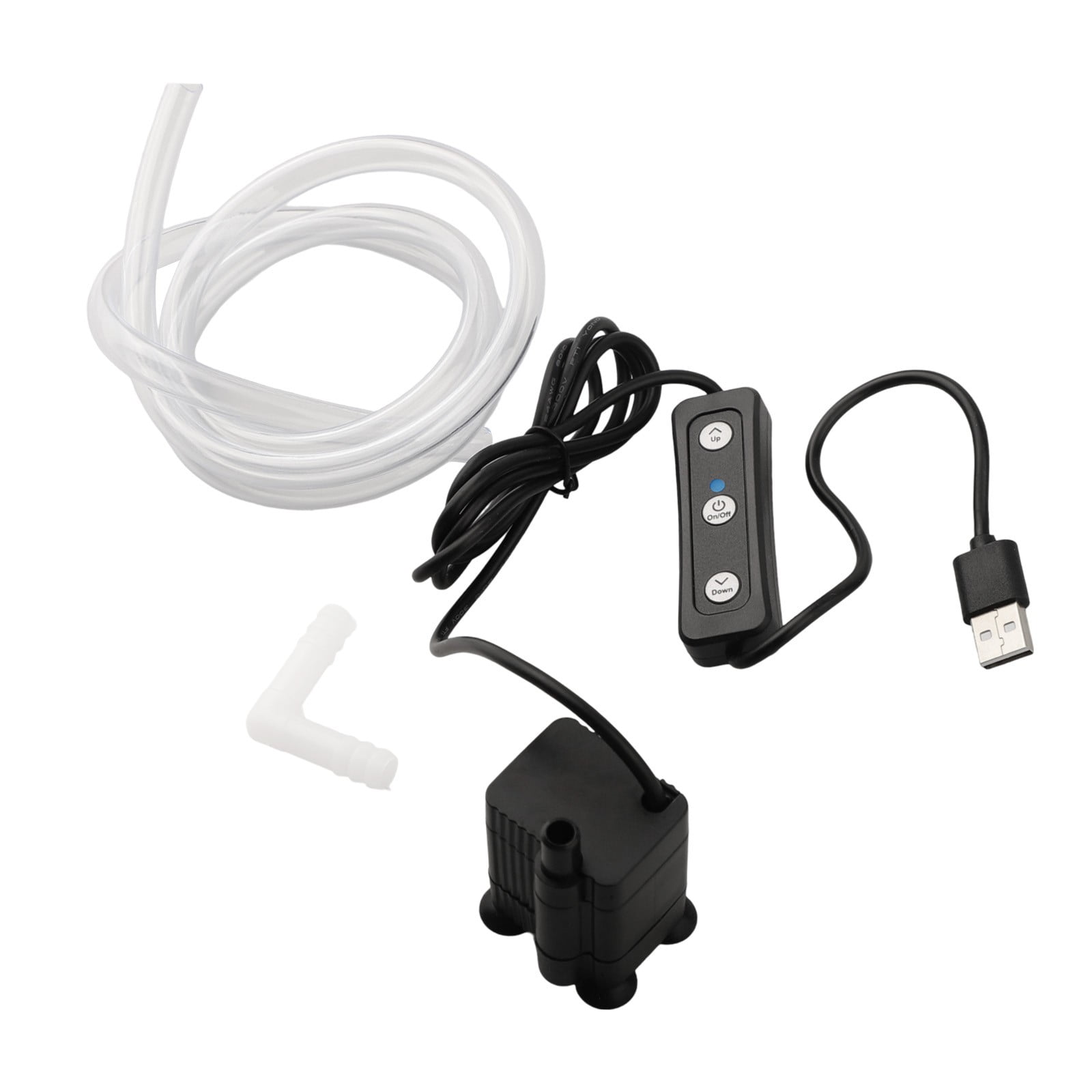 Black USB Water Pump Adjustable Output Water Pump Water Pump Hassle ...
