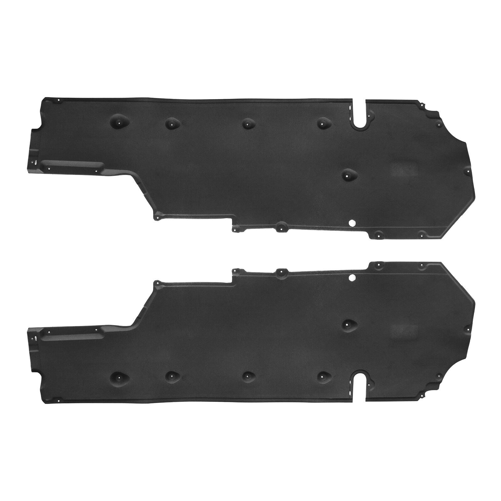 Black Underbody Left & Right Splash Shield Cover For 2011-2016 Porsche ...