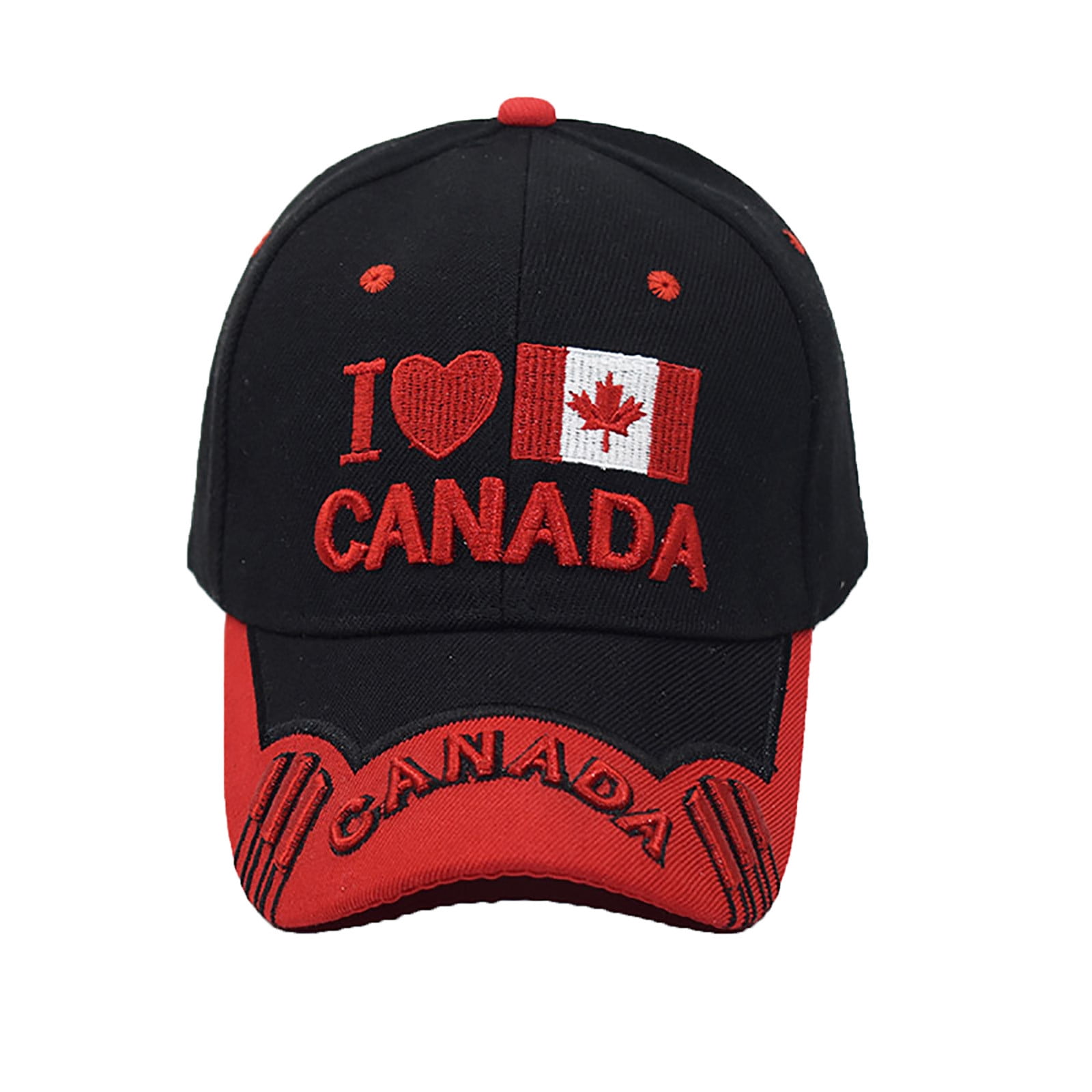 Black Unisex Baseball Cap Washed Cotton Hat With Adjustable Strap ...