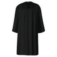 Black Unisex Matte Graduation Gown For High School Choir Robes For Church Judge Robes Costume