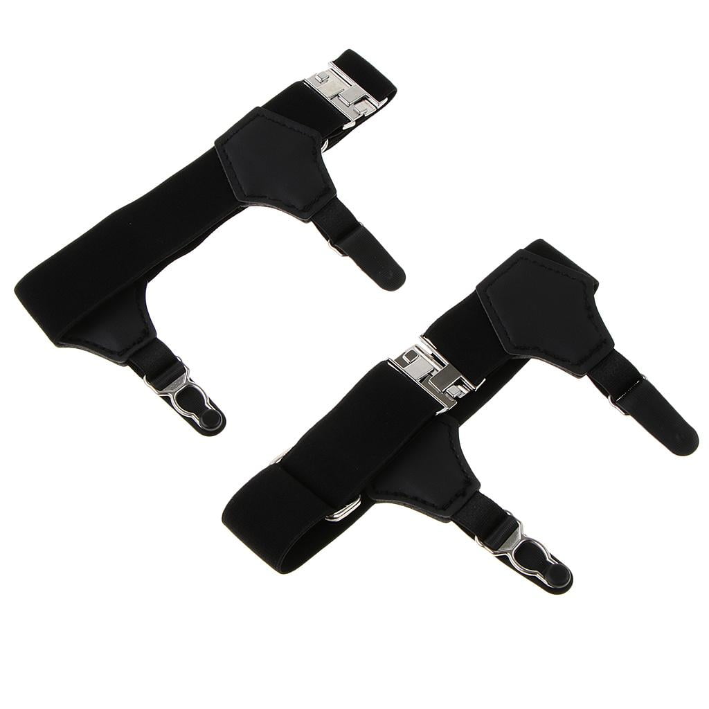 Black Unisex Sock Garters Suspender unisex adult Sock Stay Accessory ...