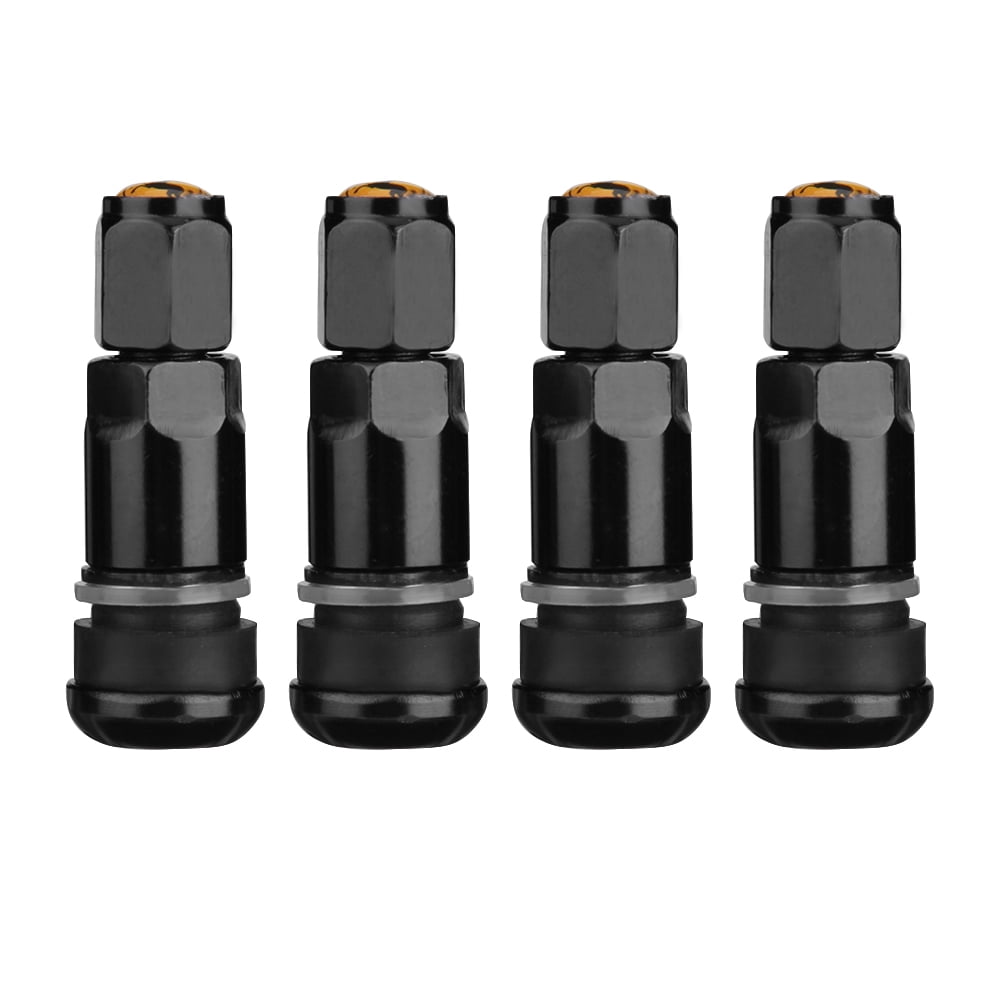 Black-Universal Air Strut Stem Caps, Aluminum Alloy, Car, Motorcycle ...
