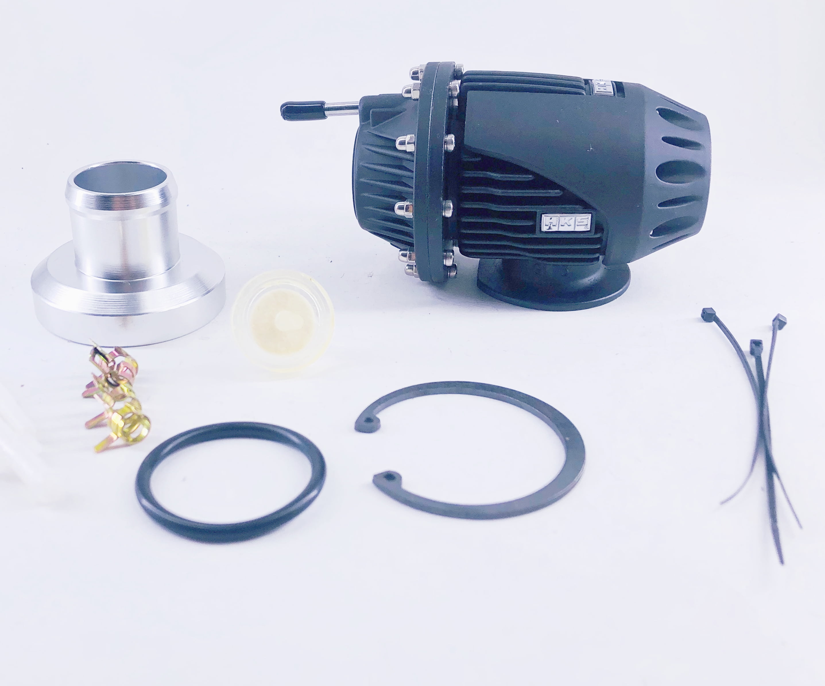 Black-Universal Blow Off Valve SQV 4, Aluminum Pull Type with Adapter ...