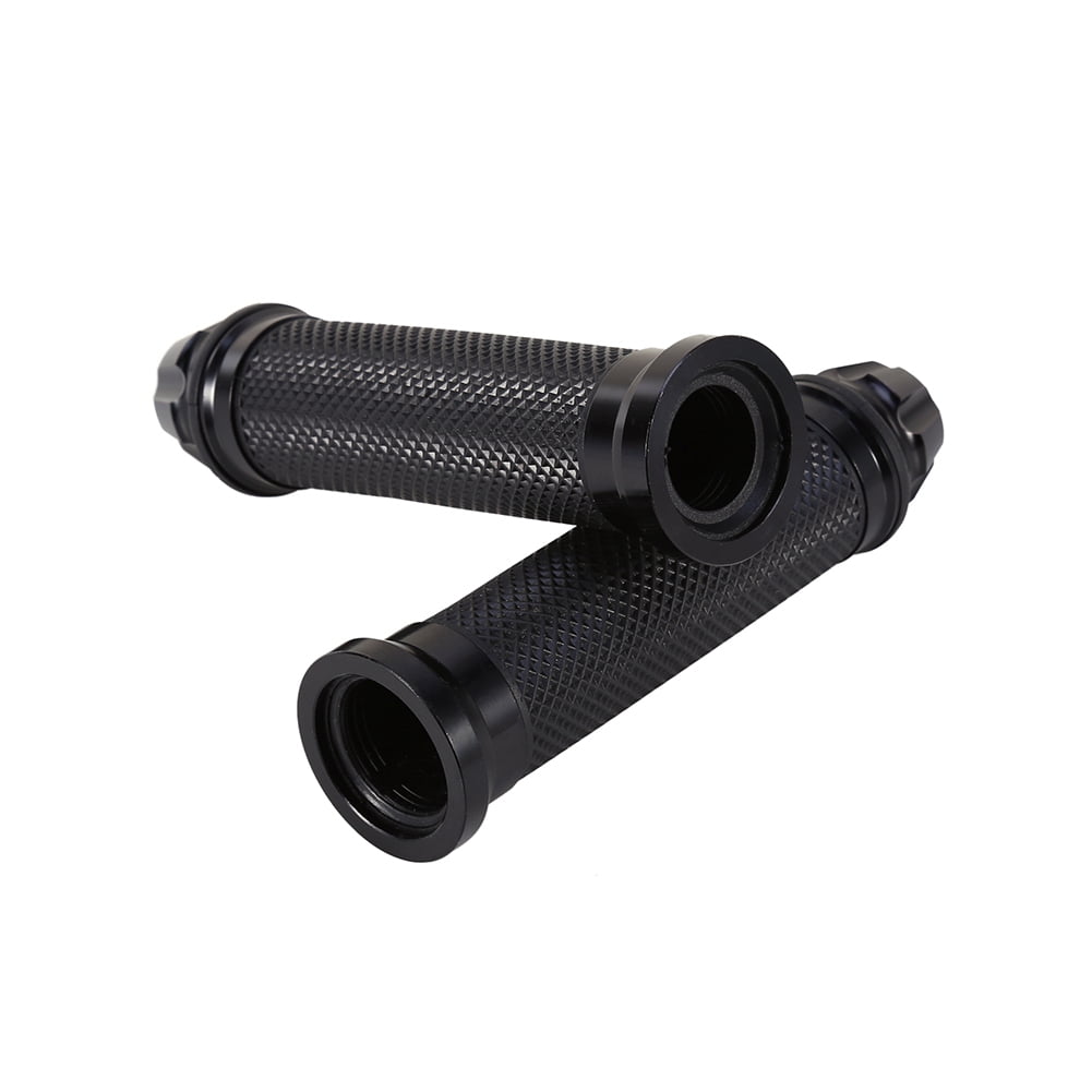 Black Universal Motorcycle Handle Grips - Enhance Your Motorcycle Style ...