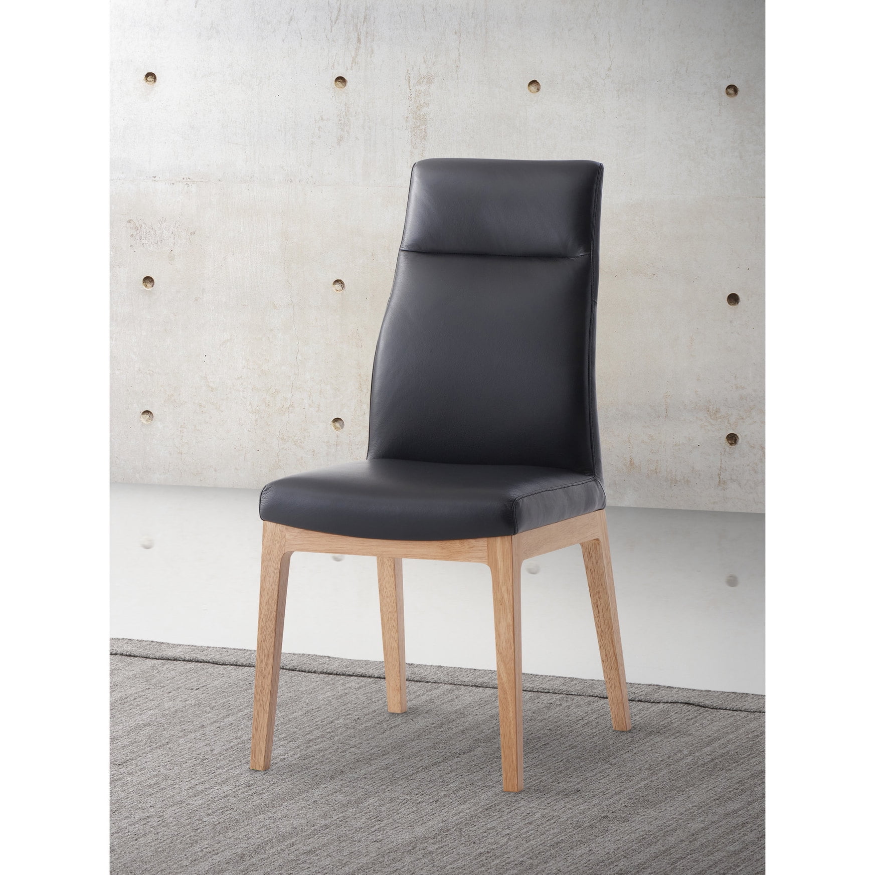 Black Upholstered - Comfortable for Long Seating - Gathering Spaces ...