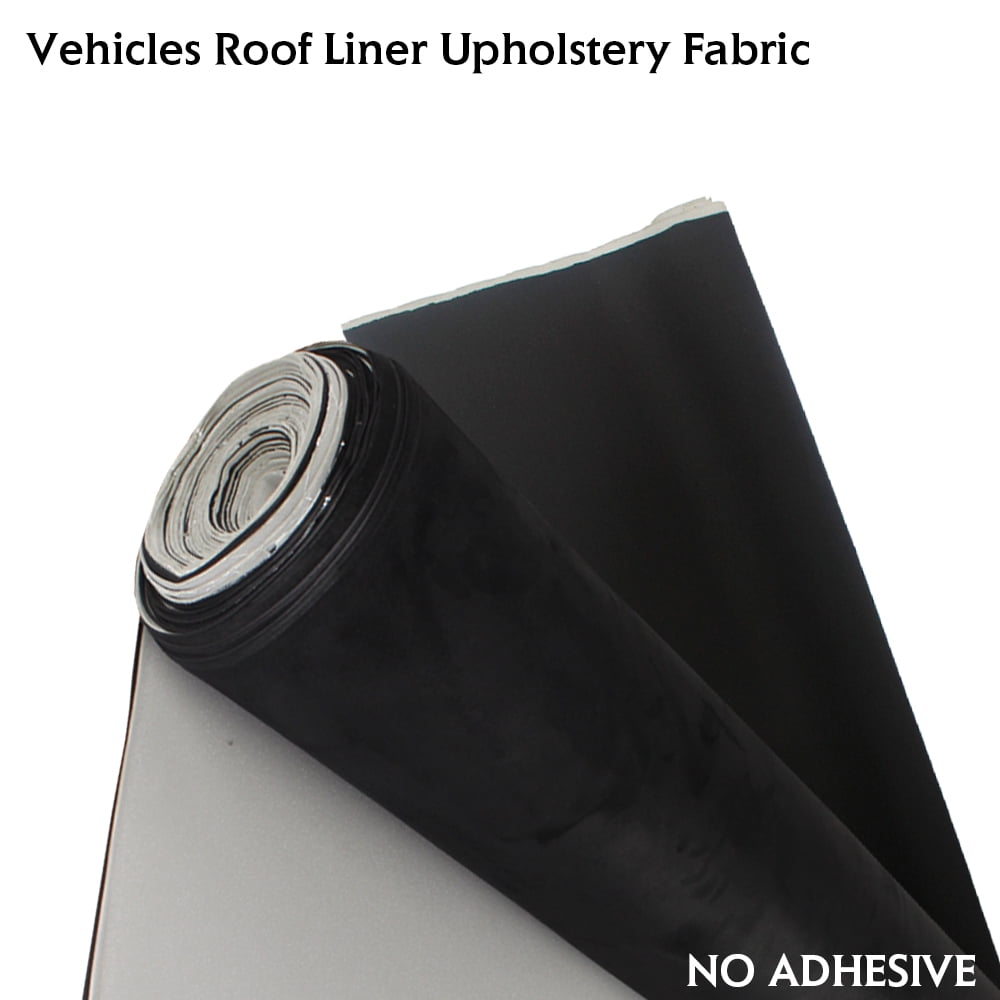 Black Upholstery Headliner Fabric Lining Cloth Sold by The Yard 36" x ...