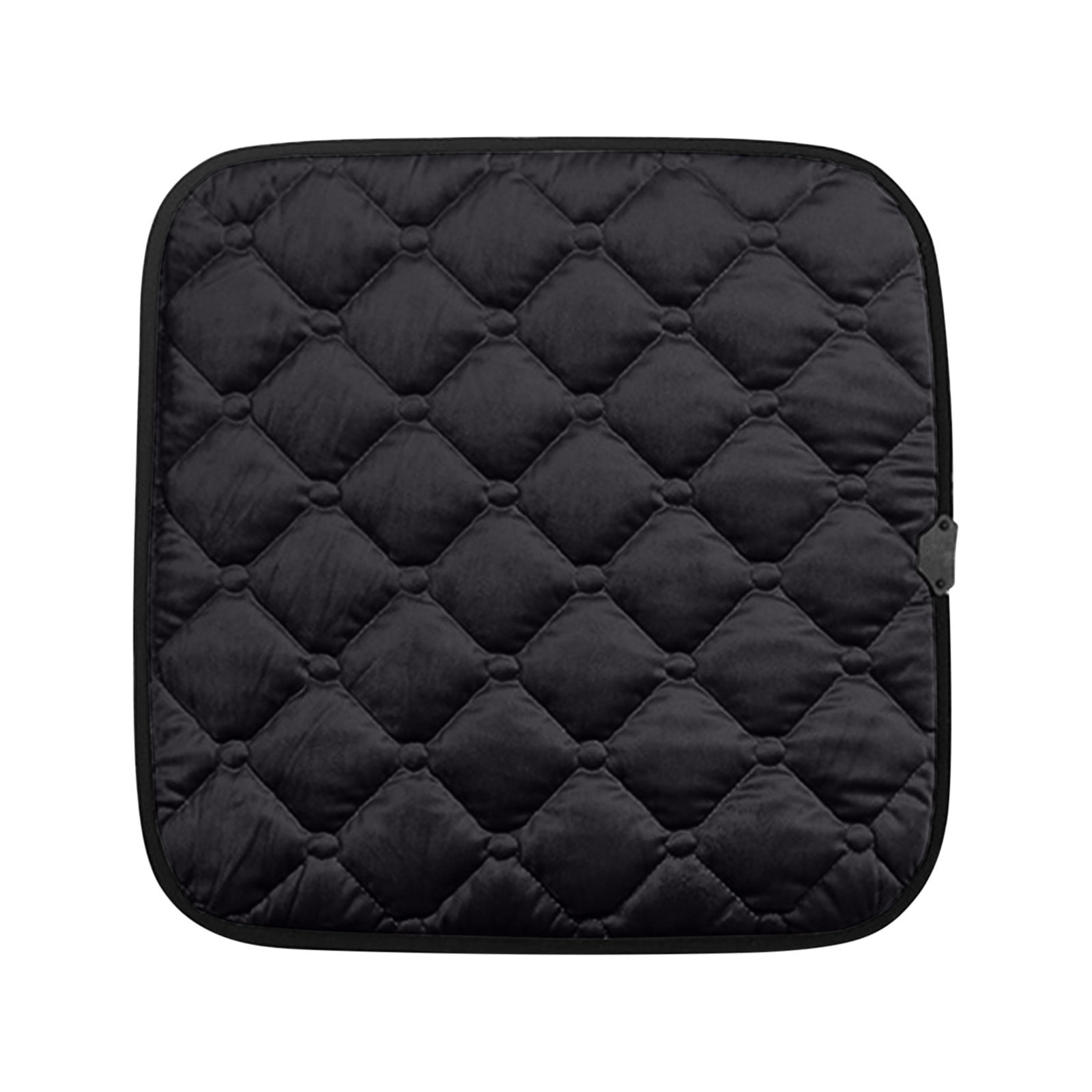 Black Usb Portable Heated Car Seat Cushion, Heating Pad With Back ...
