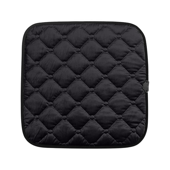 Black Usb Portable Heated Car Seat Cushion, Heating Pad With Back ...