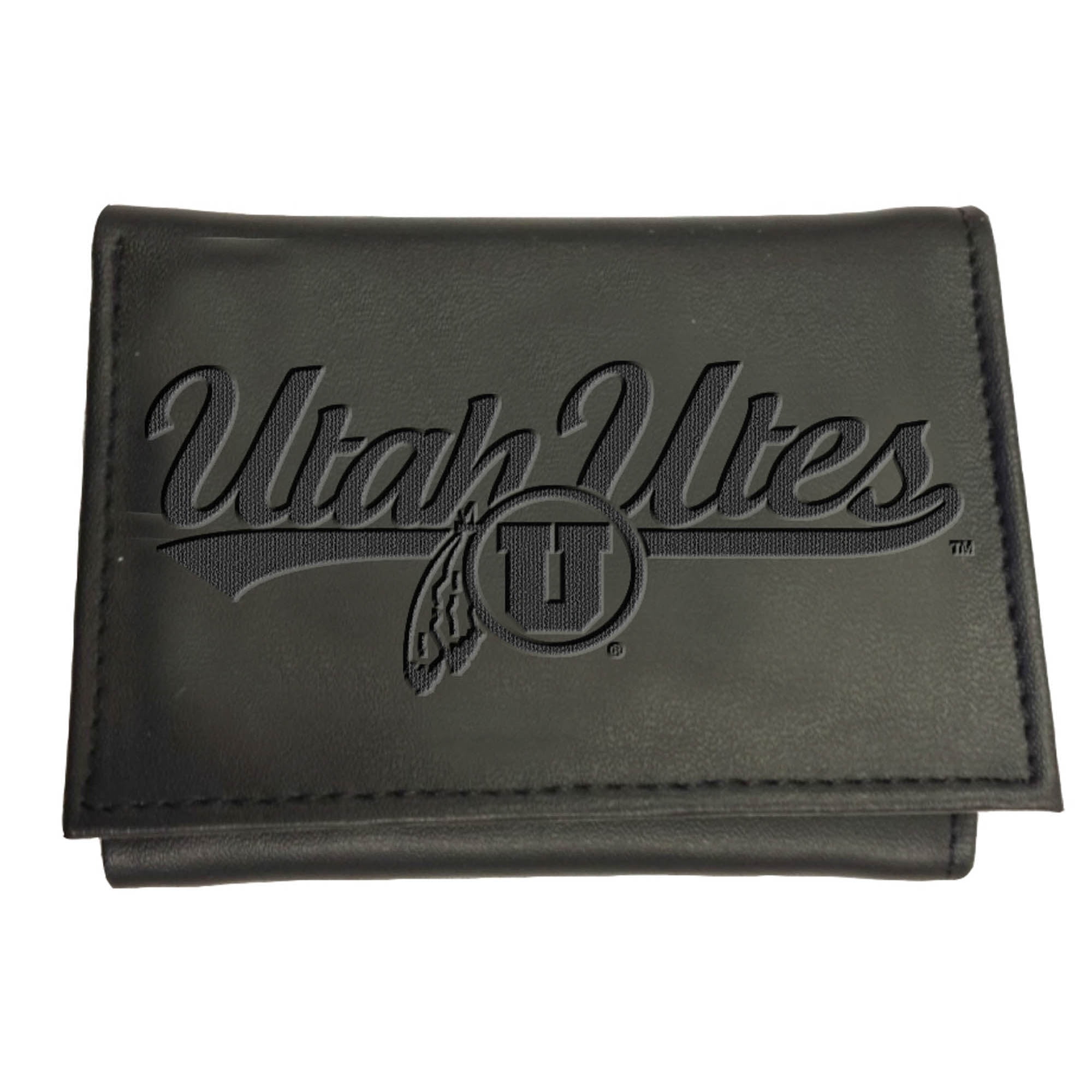 Black Utah Utes Hybrid Tri-Fold Wallet - Walmart.com
