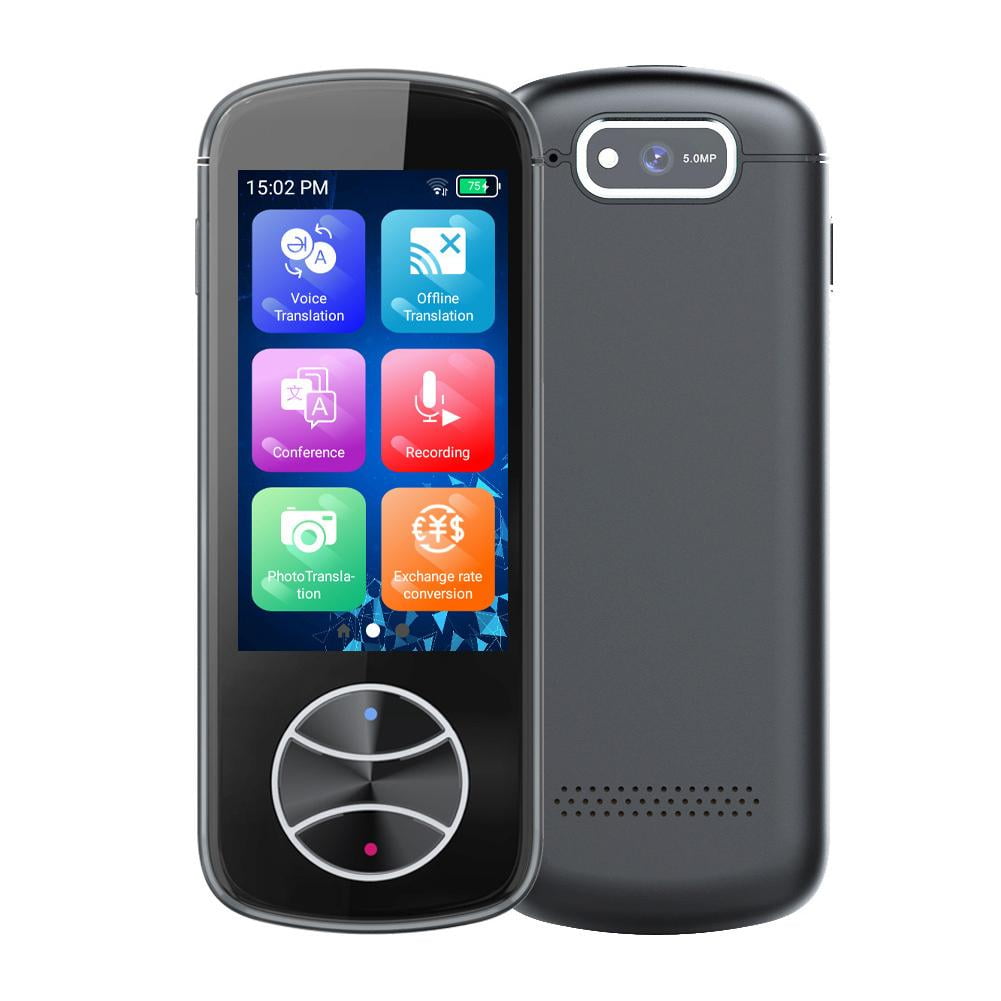 Black V10 Smart Language Translator With Multi-Language Translation ...