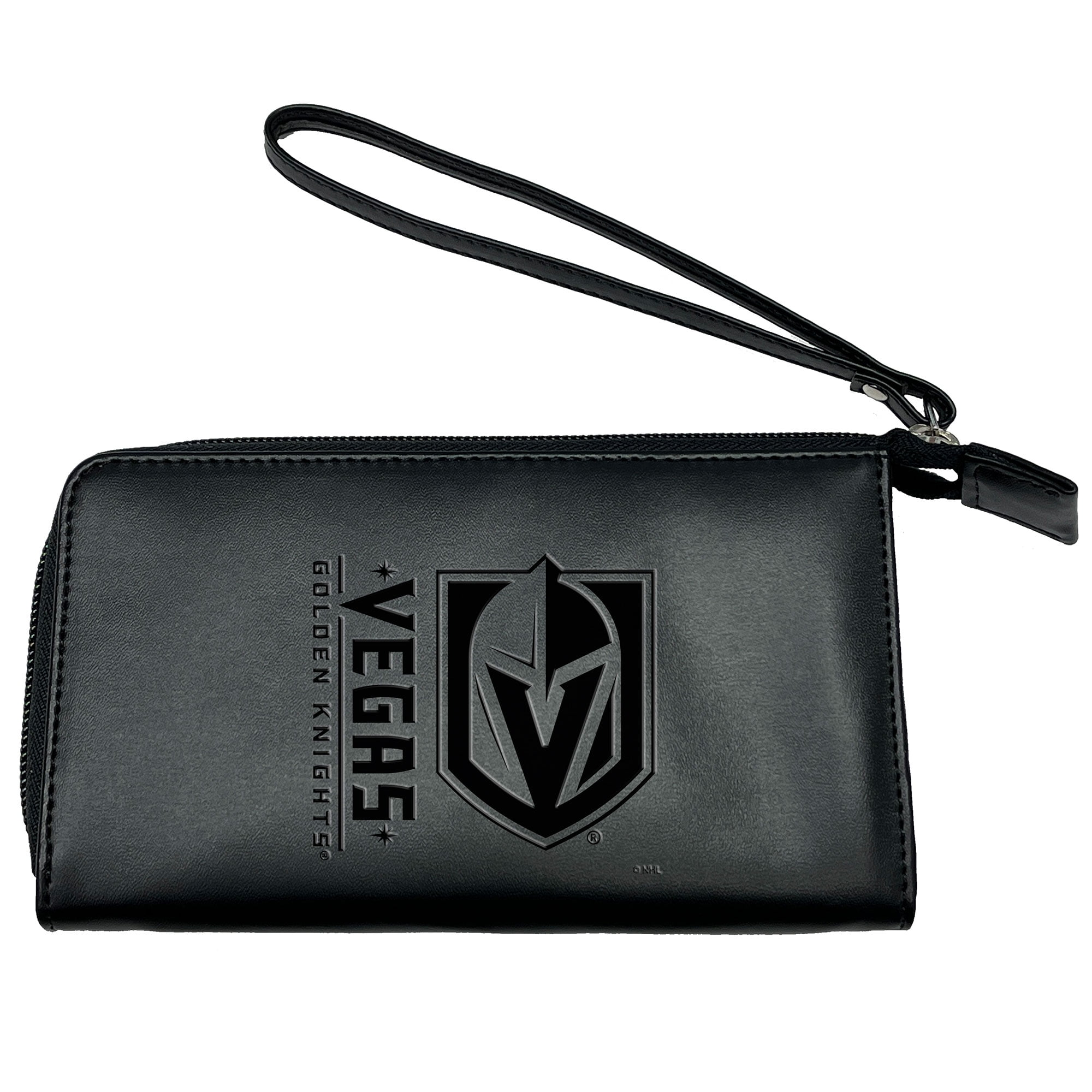 Black Vegas Golden Knights Cell Phone Wristlet Wallet - Walmart.com