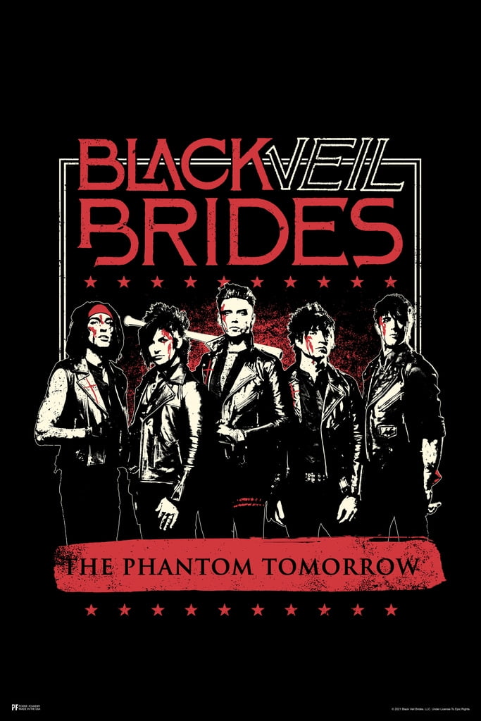Black Veil Brides Poster Bloody Music Andy Biersack Black Veil Brides ...