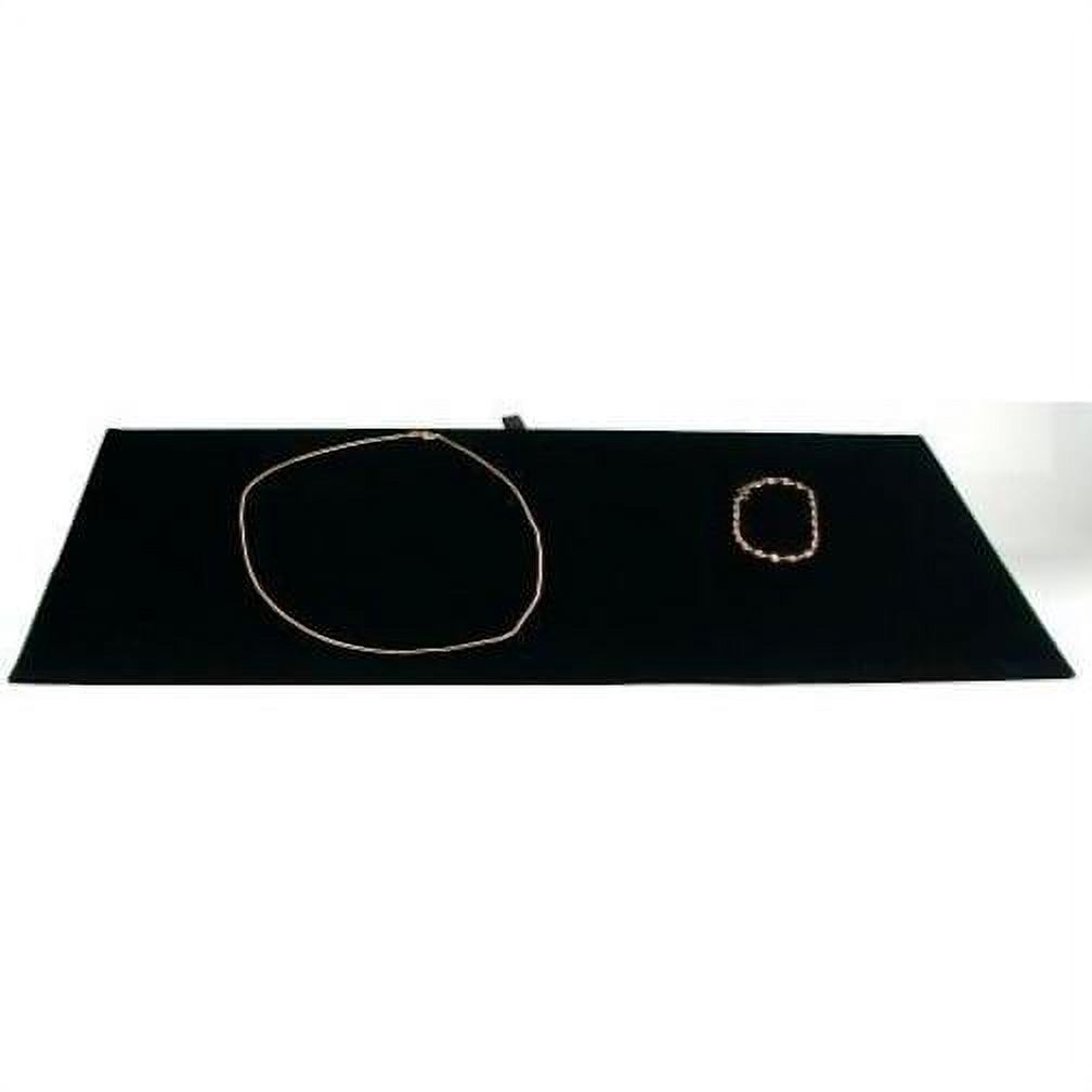 Black Velvet Jewelry Chain Display Pad Showcase Tray Insert 14 1/8 ...