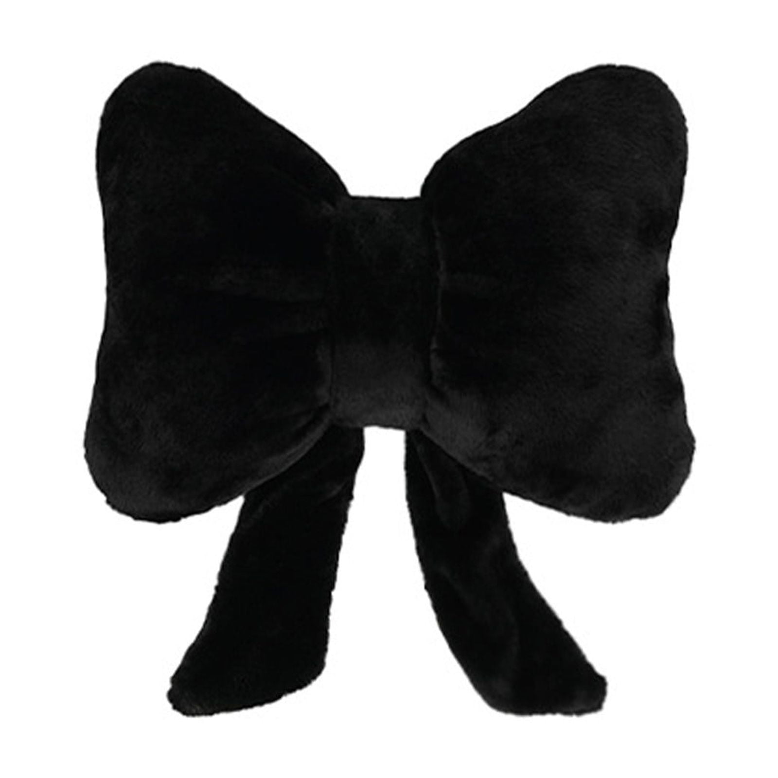 Black Velvet Shaped Throw Pillow Soft Stuffed Seat Cushion Pad ...