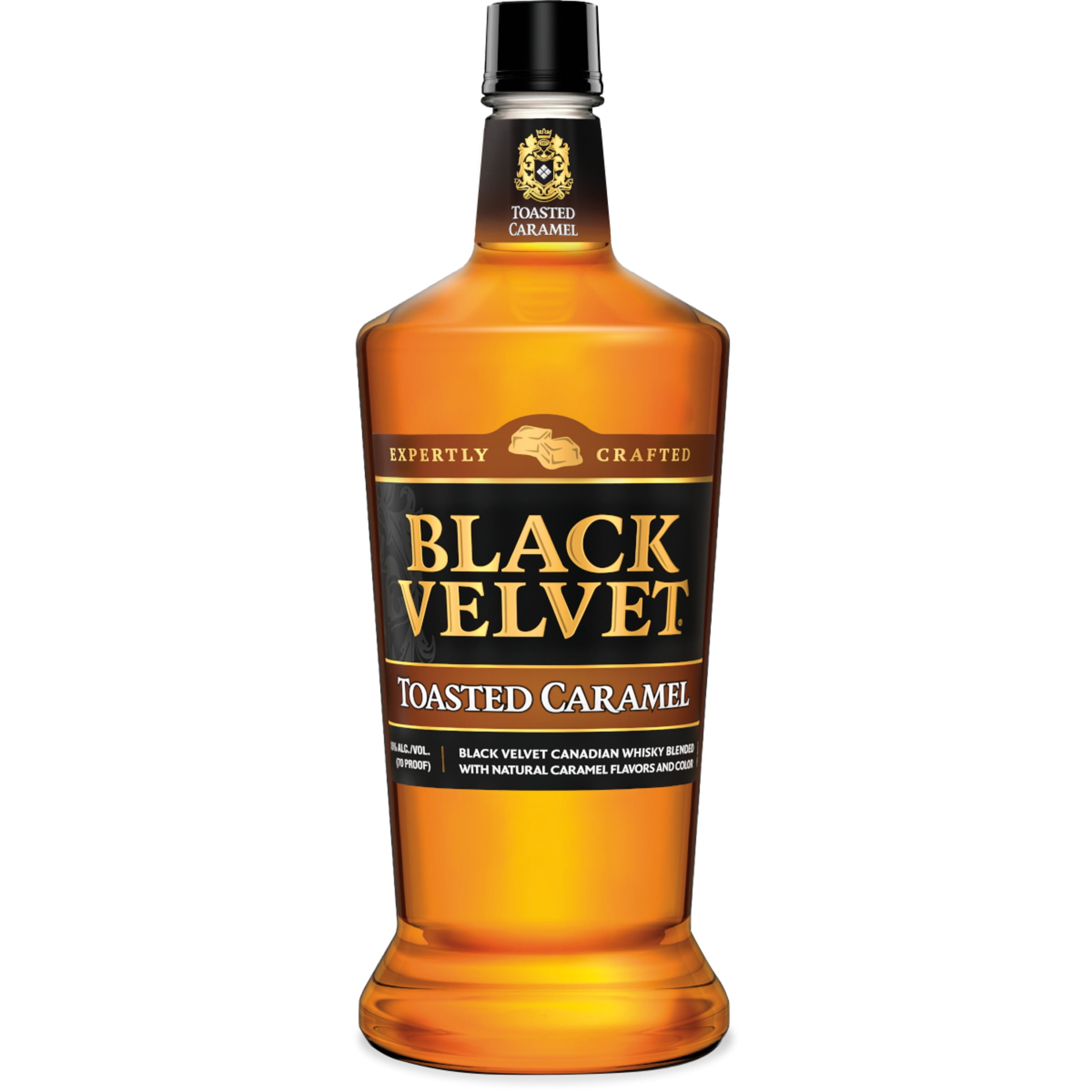 Black Velvet Toasted Caramel Flavored Whiskey, 1.75 L Bottle, 35.0% ABV ...