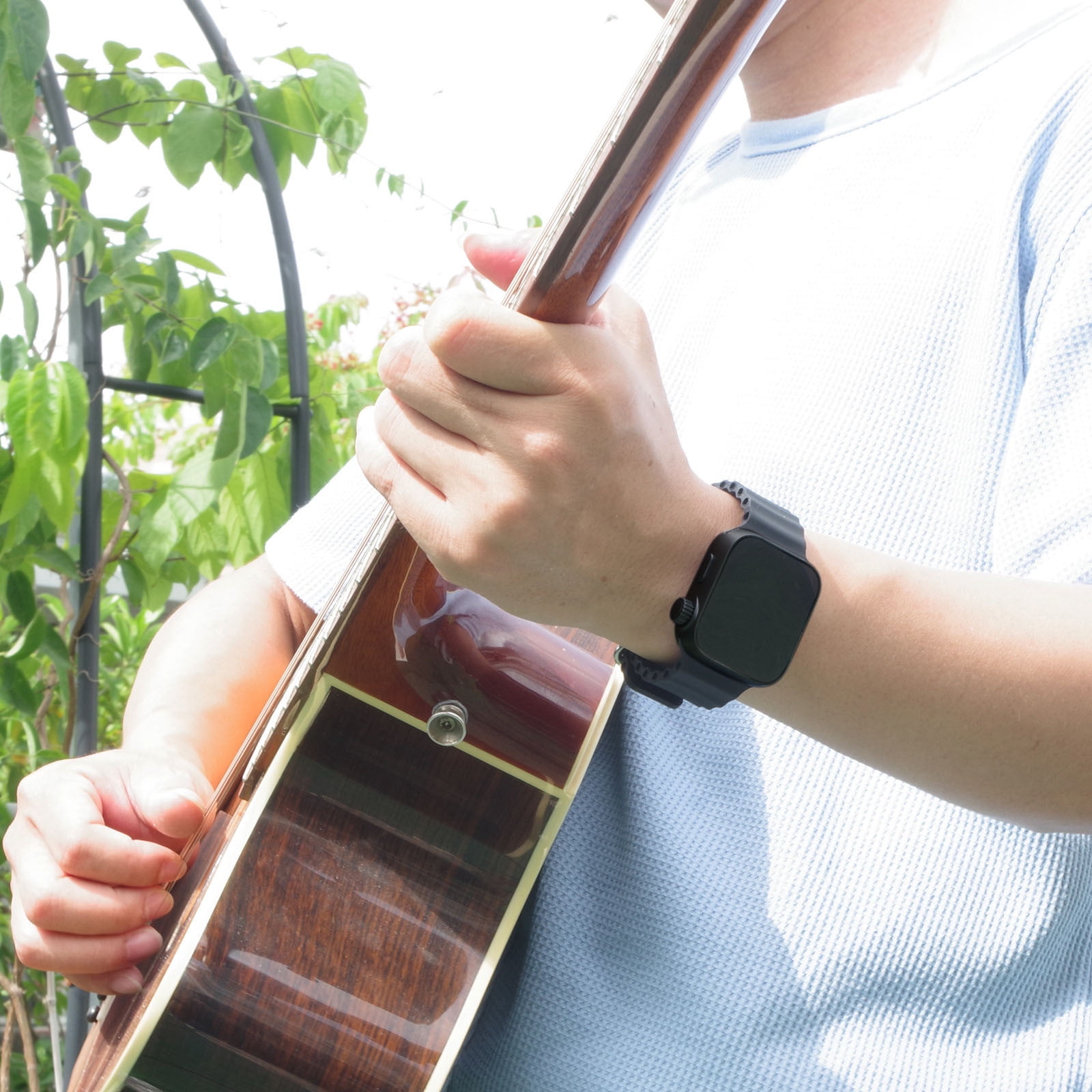 Black Vibrating Metronome Watch 40-240 Bpm Silent Wearable Digital ...