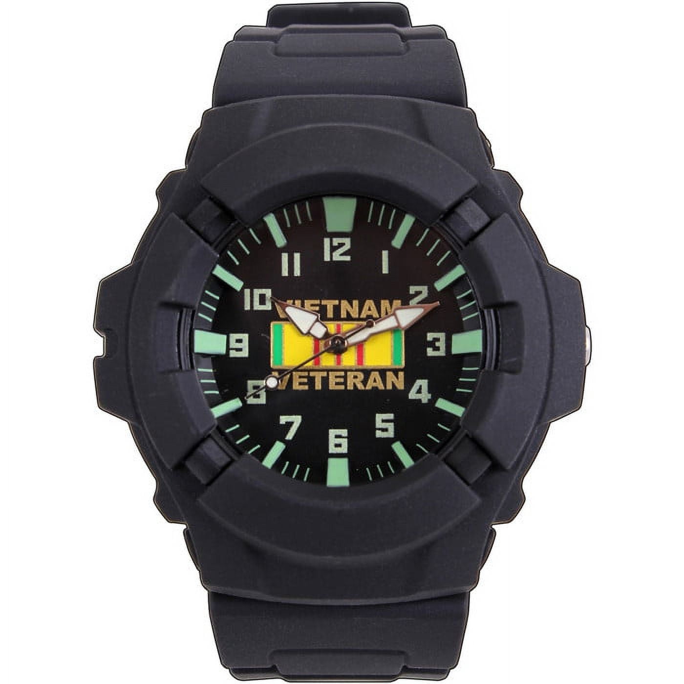 Black - Vietnam Veteran Aquaforce Watch - Walmart.com
