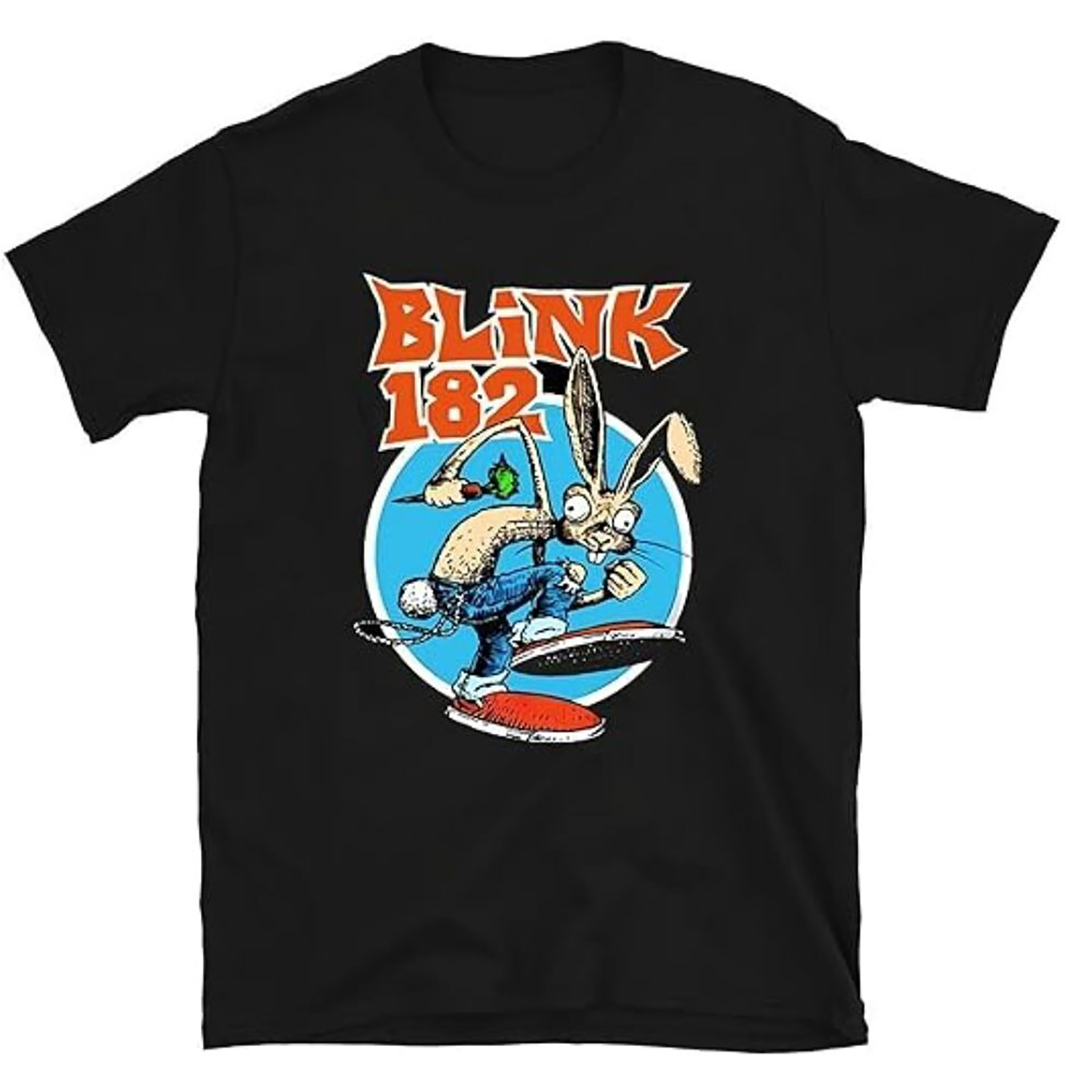 Black Vintage Band Blink 182 T Shirt - Walmart.com