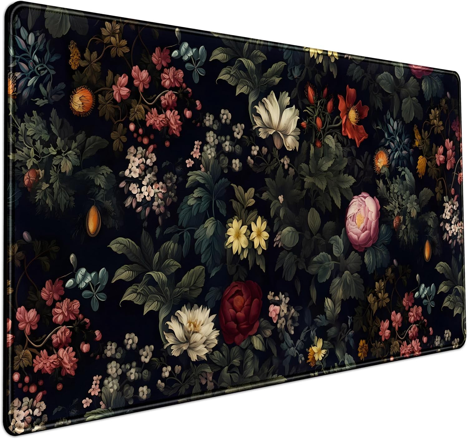 Black Vintage Desk Mat for Desktop Desk Pad Large Mouse Pad for Desk ...