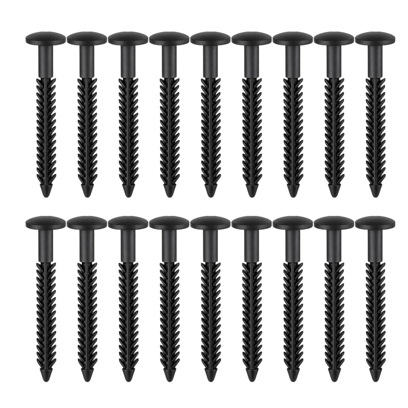 Black Shutter Fasteners 18-Pack - Heavy Duty Shutter Screws for ...