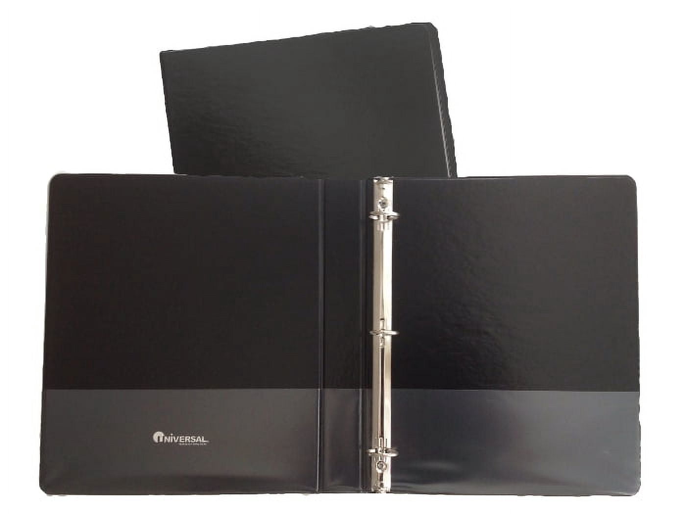 Black Vinyl Standard 3-Ring Binders, 1-Inch, for 8.5" x 11" Sheets ...