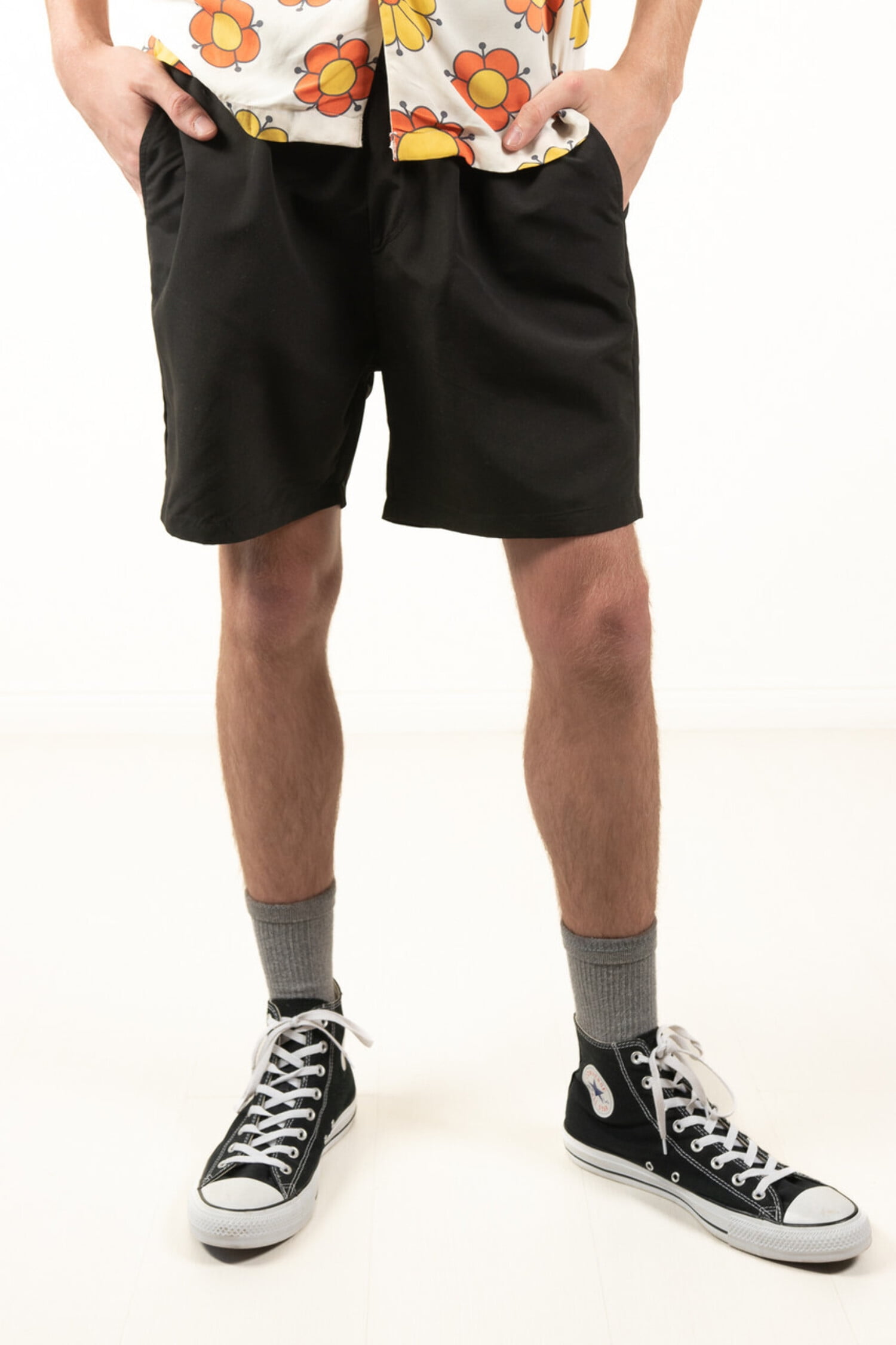 Black Volley Shorts - Walmart.com