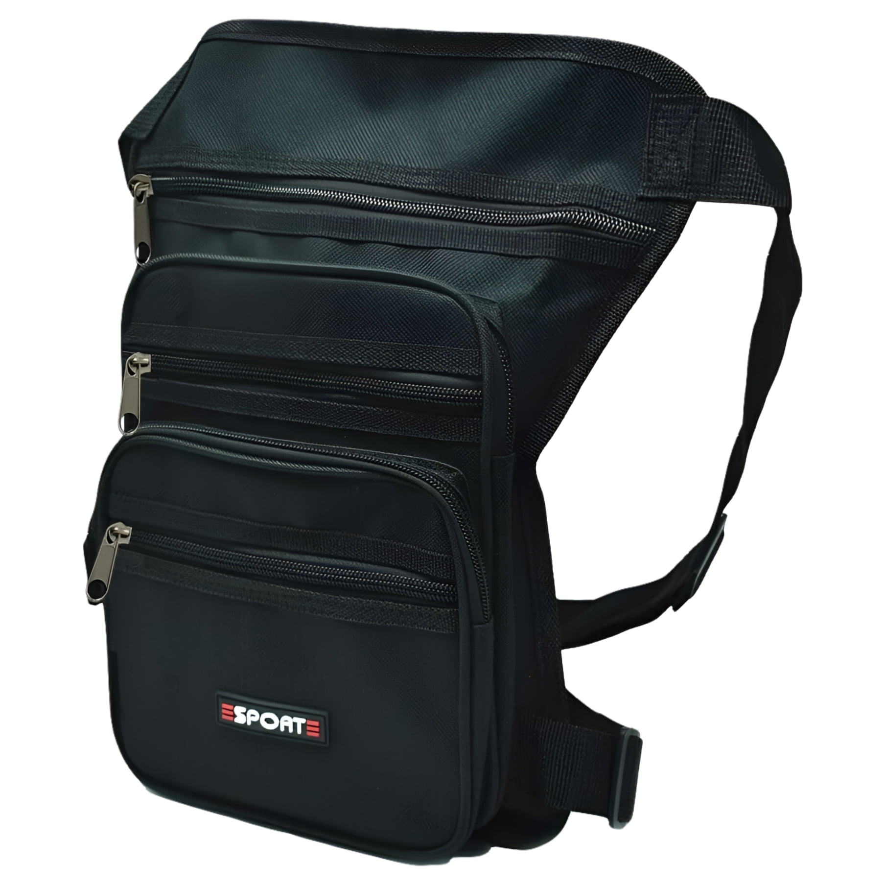 Black Waist Belt Drop Leg Thigh Bag Outdoor Sports Hiking Fanny Utility ...