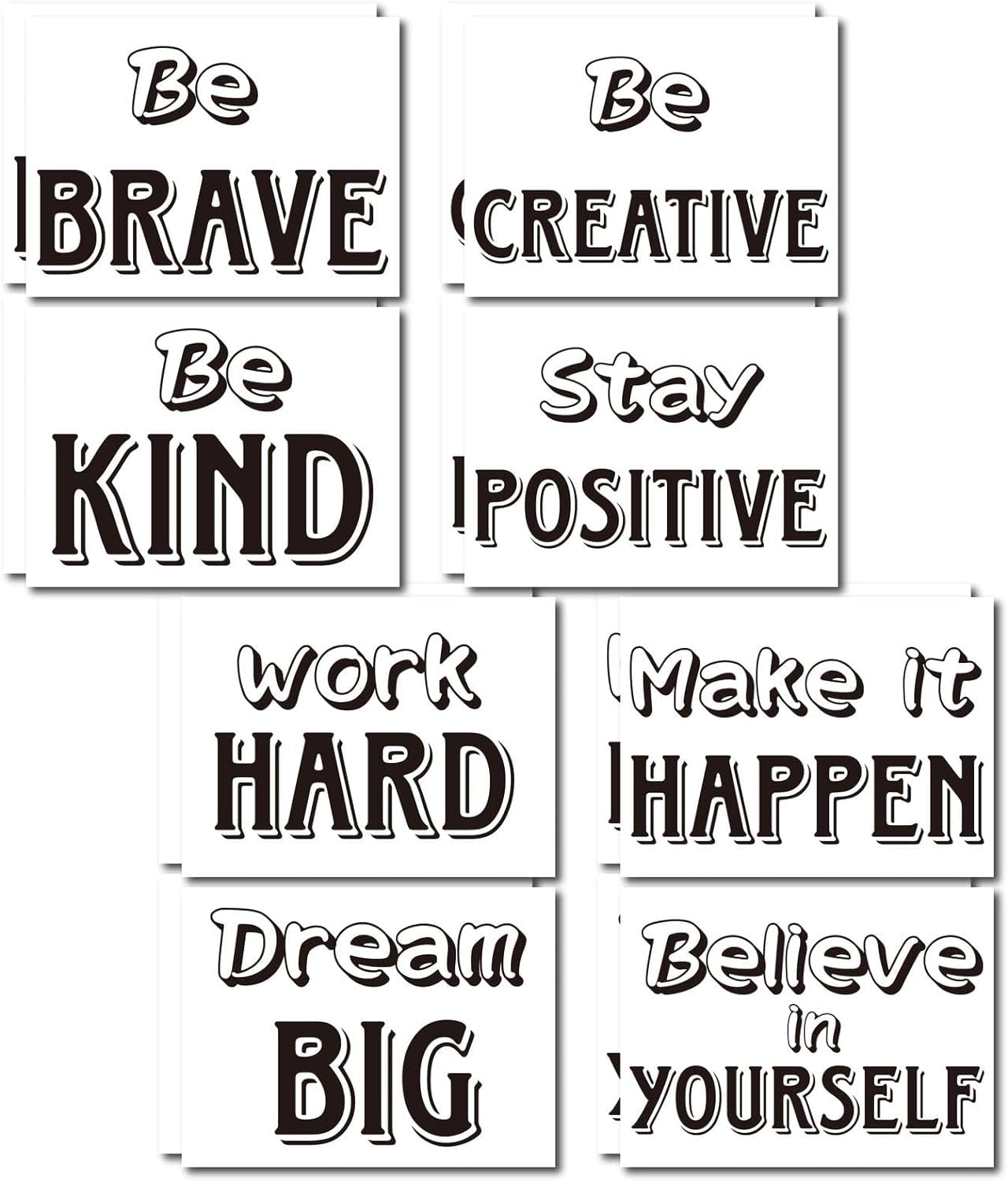 Black Wall Decals Inspiration Quote Window Vinyl Clings Stickers Wall ...