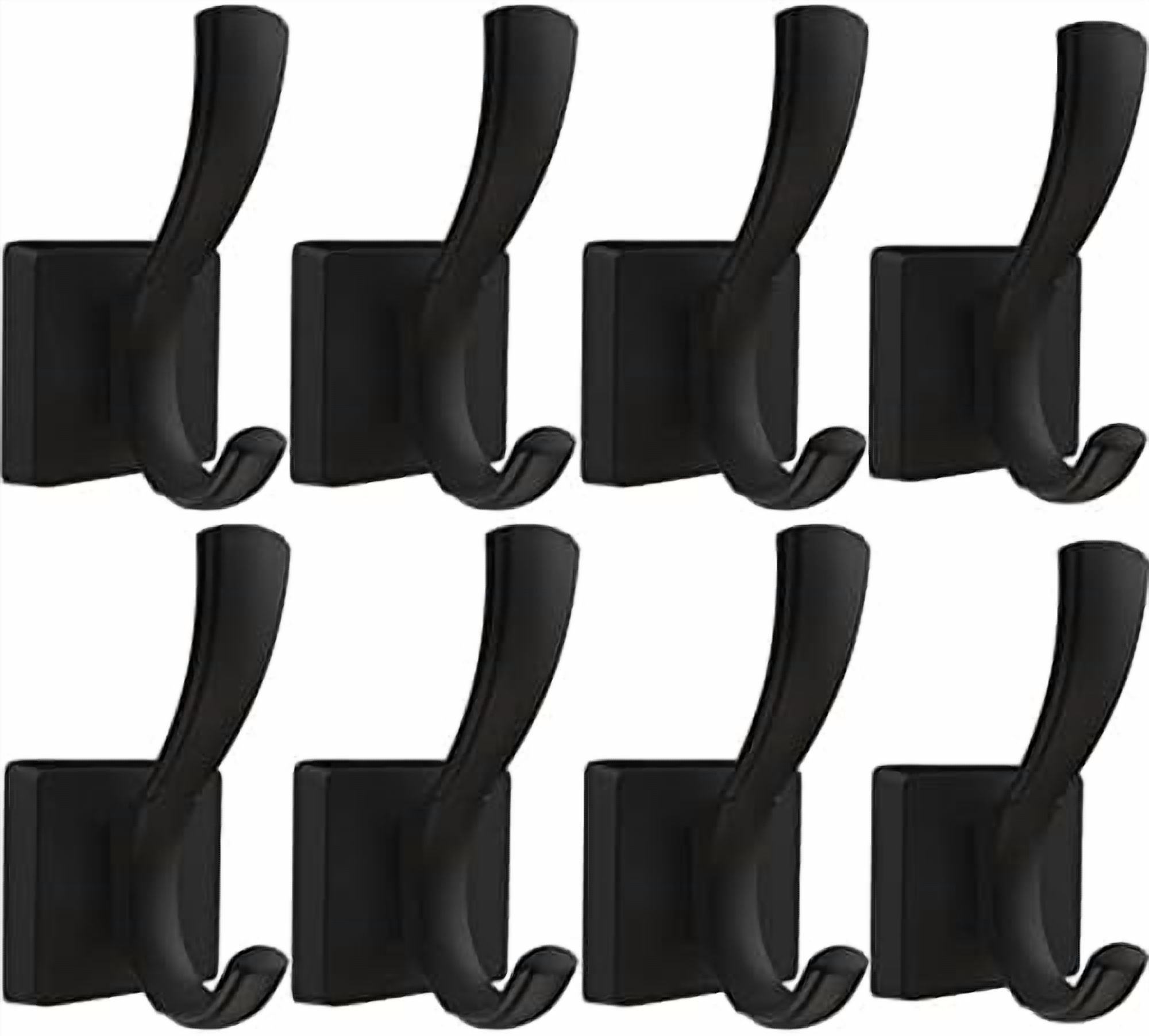 Black Wall Hooks Coat Hook, Towel Hooks Robe Hook for Bathroom ...