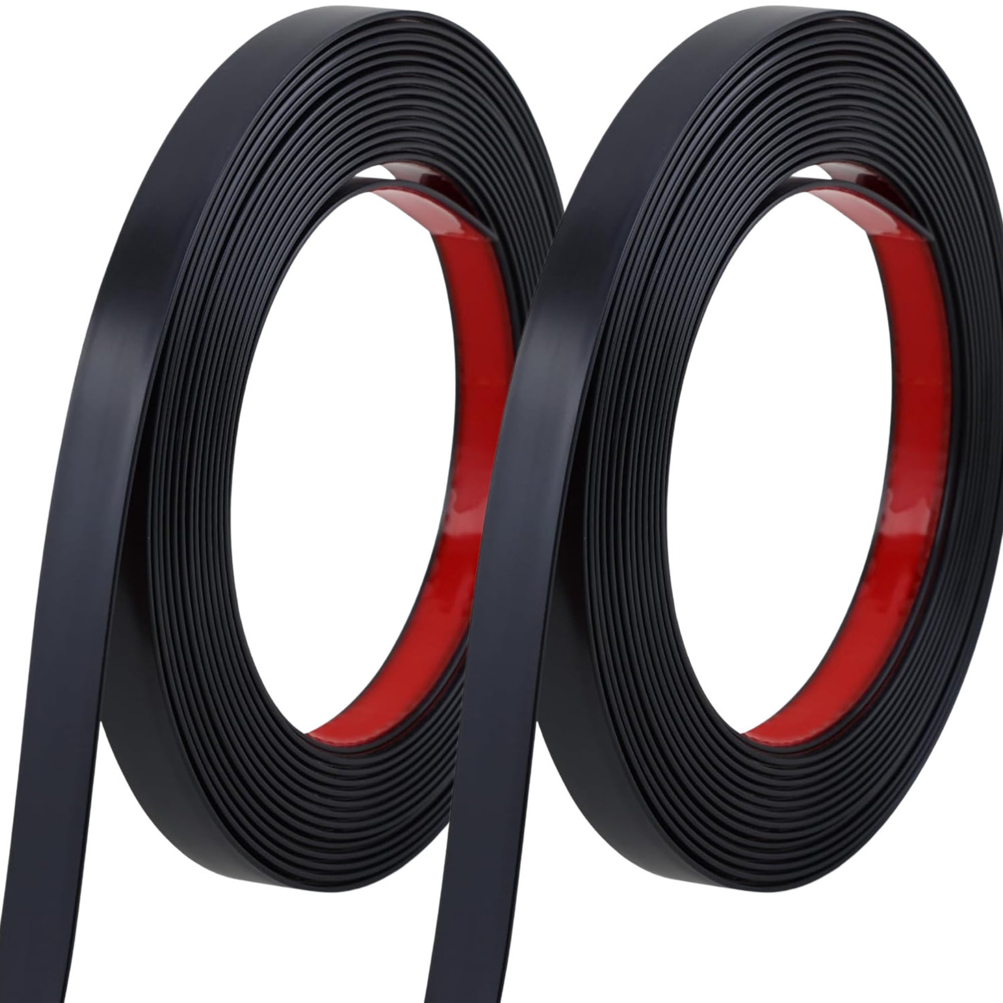 Black Wall Molding Trim, Flexible Mirror Edging, Bexikou 394"L x 0.39"W ...