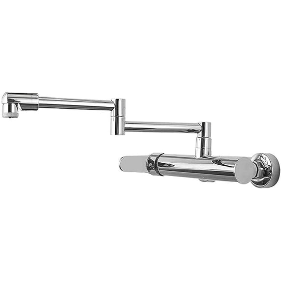 Black Wall Mounted Kitchen Mixer tap,2-Mode Folding Copper,for Kitchen ...