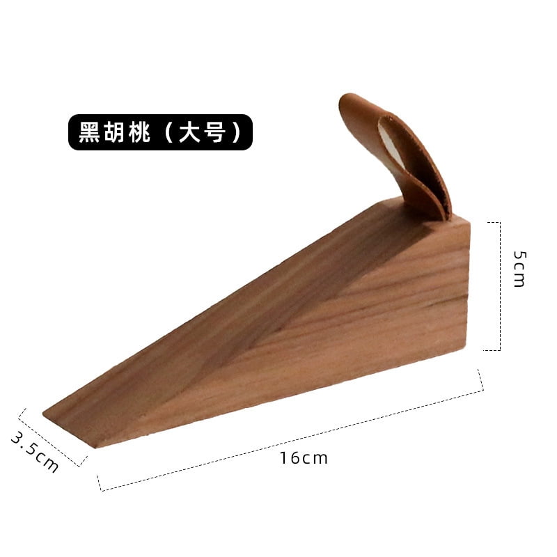Black Walnut Door Stop Door Wedge Door Block Anti-Collision Door Holder ...