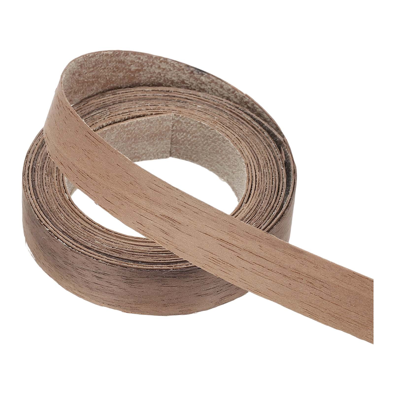 Uxcell Edge Banding, Wood Veneer Tape Pre-glued Flexible Plywood Edge ...