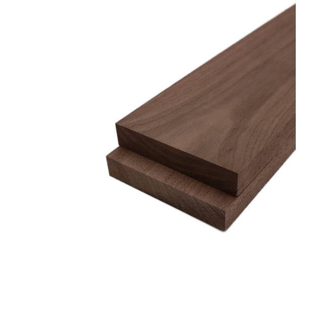 Black Walnut Lumber Board - 3/4" x 4" (2 Pcs) - Walmart.com