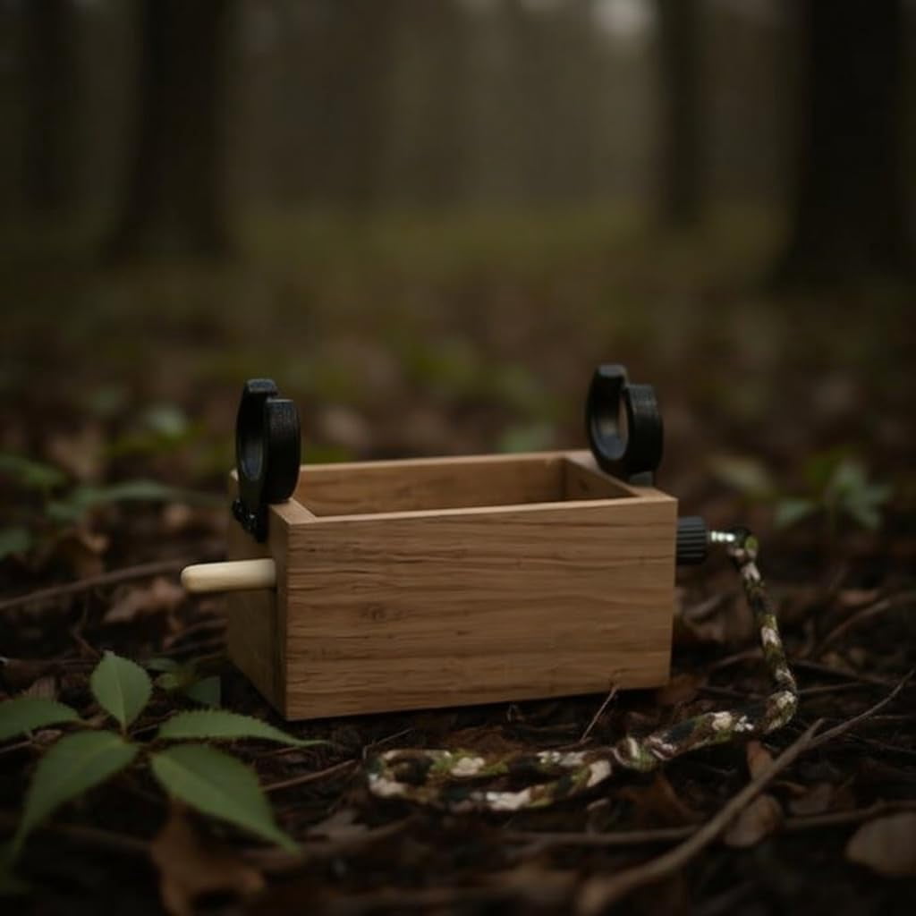 Black Walnut Turkey Box Call Push Button Wooden Hunting Call ...