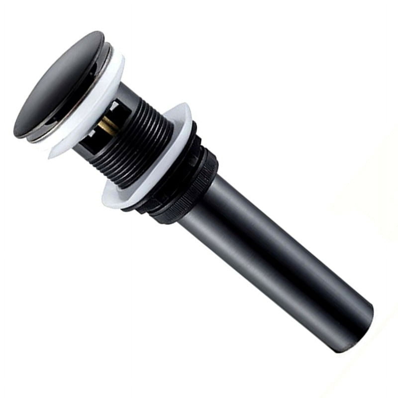 Black Wash Basin Sink Overflow Drainer Drain for Kitchen Bathroom ...