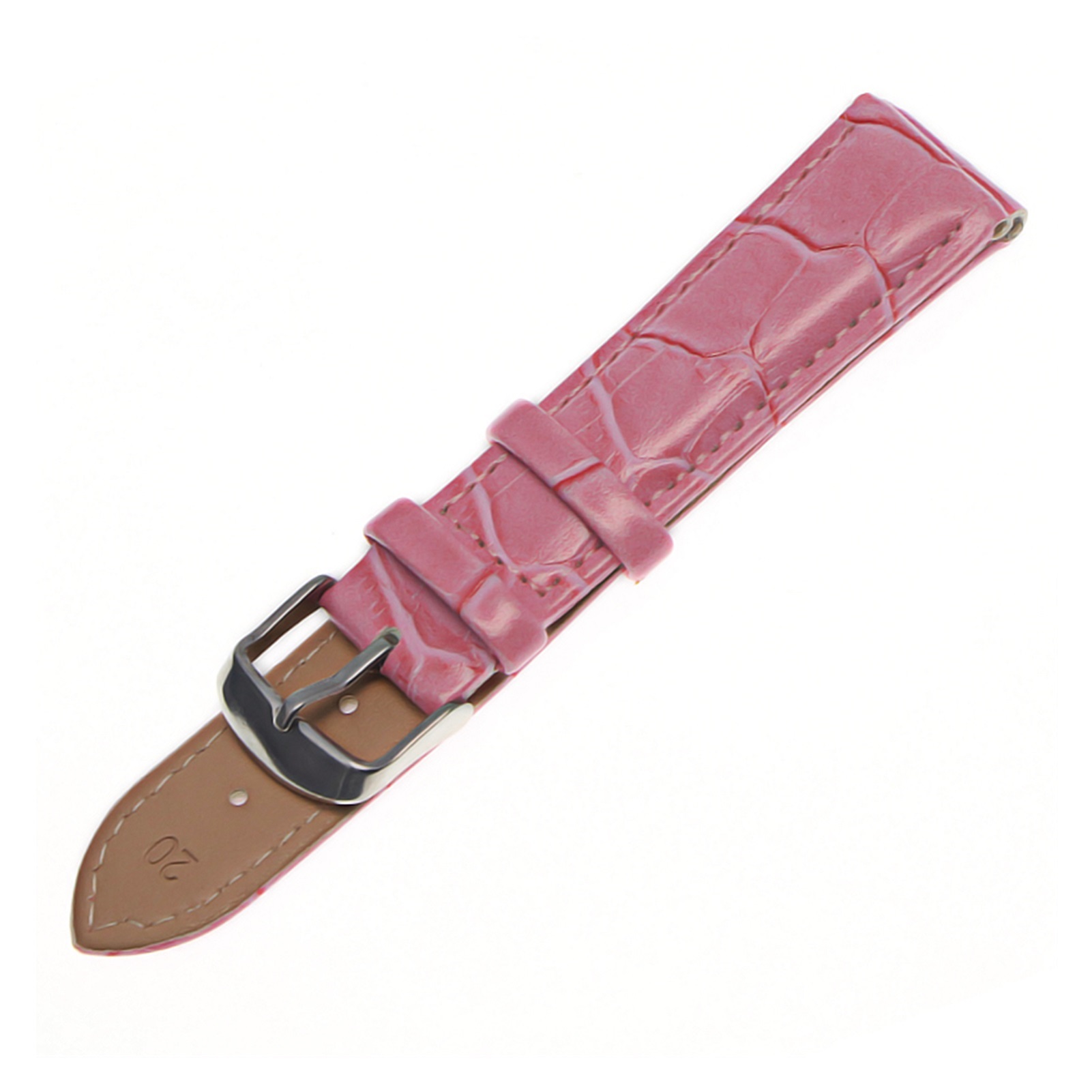 Black Watch Bands Strap Watchband Leather Men Women 12mm 14mm 16mm 18mm ...